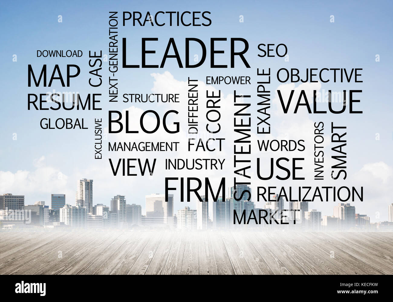 Business conceptual words as keys to success and company growth Stock ...