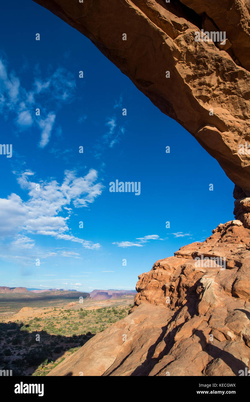 North window arch in the Arches National Park, Utah, USA Stock Photo ...