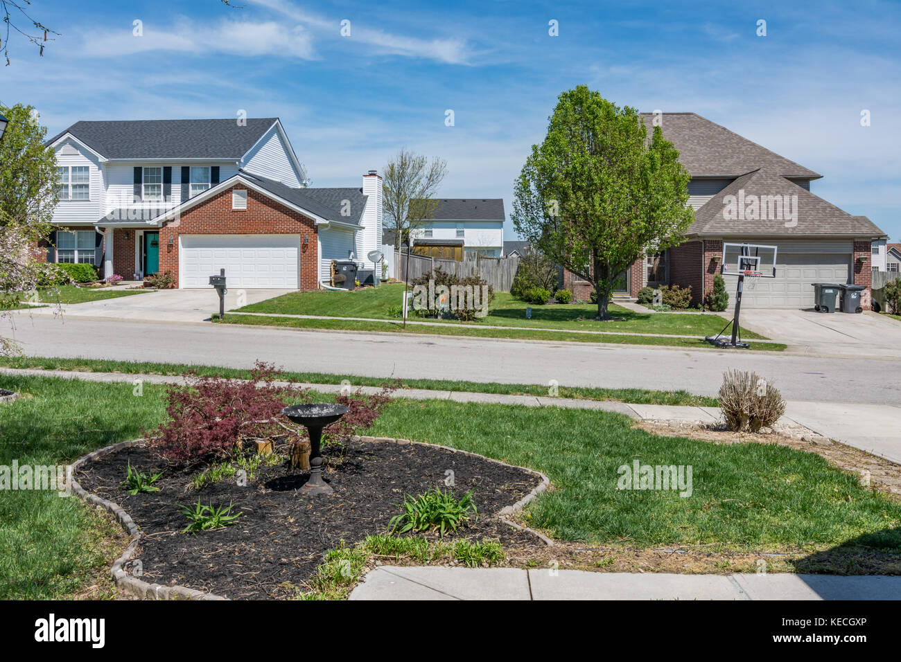 Middle class American home in Kentucky USA Stock Photo - Alamy