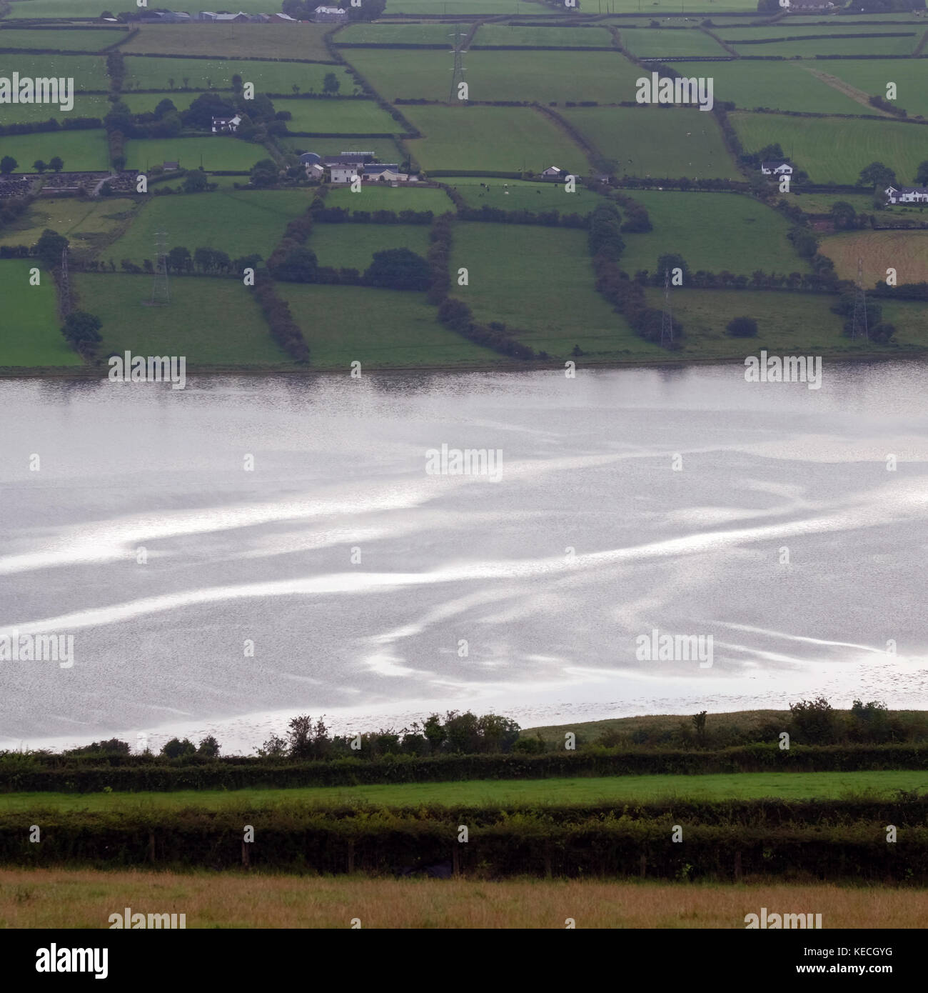 Larne Lough & Islandmagee from Bankhall Road Stock Photo - Alamy