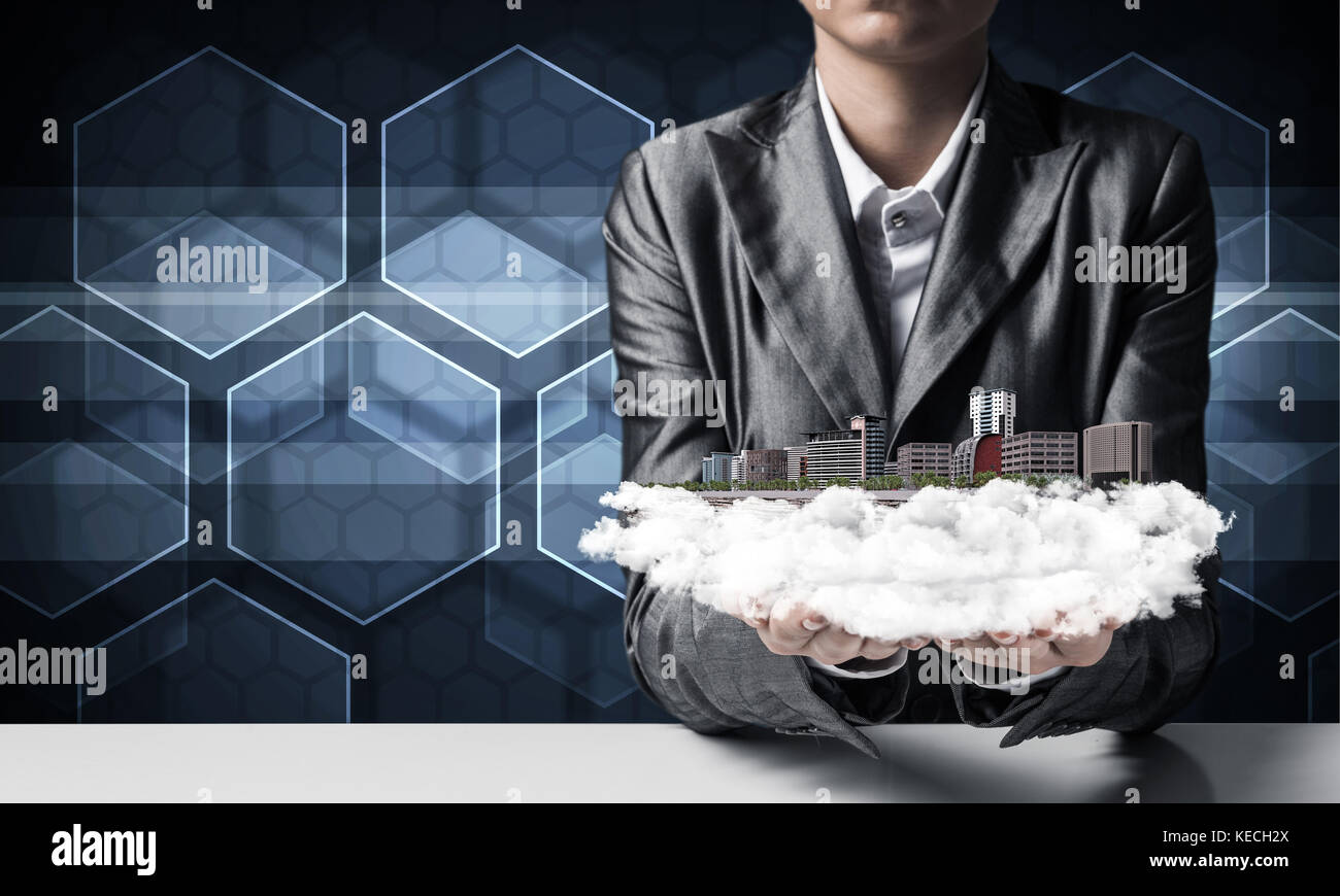 Concept of modern urban development Stock Photo - Alamy