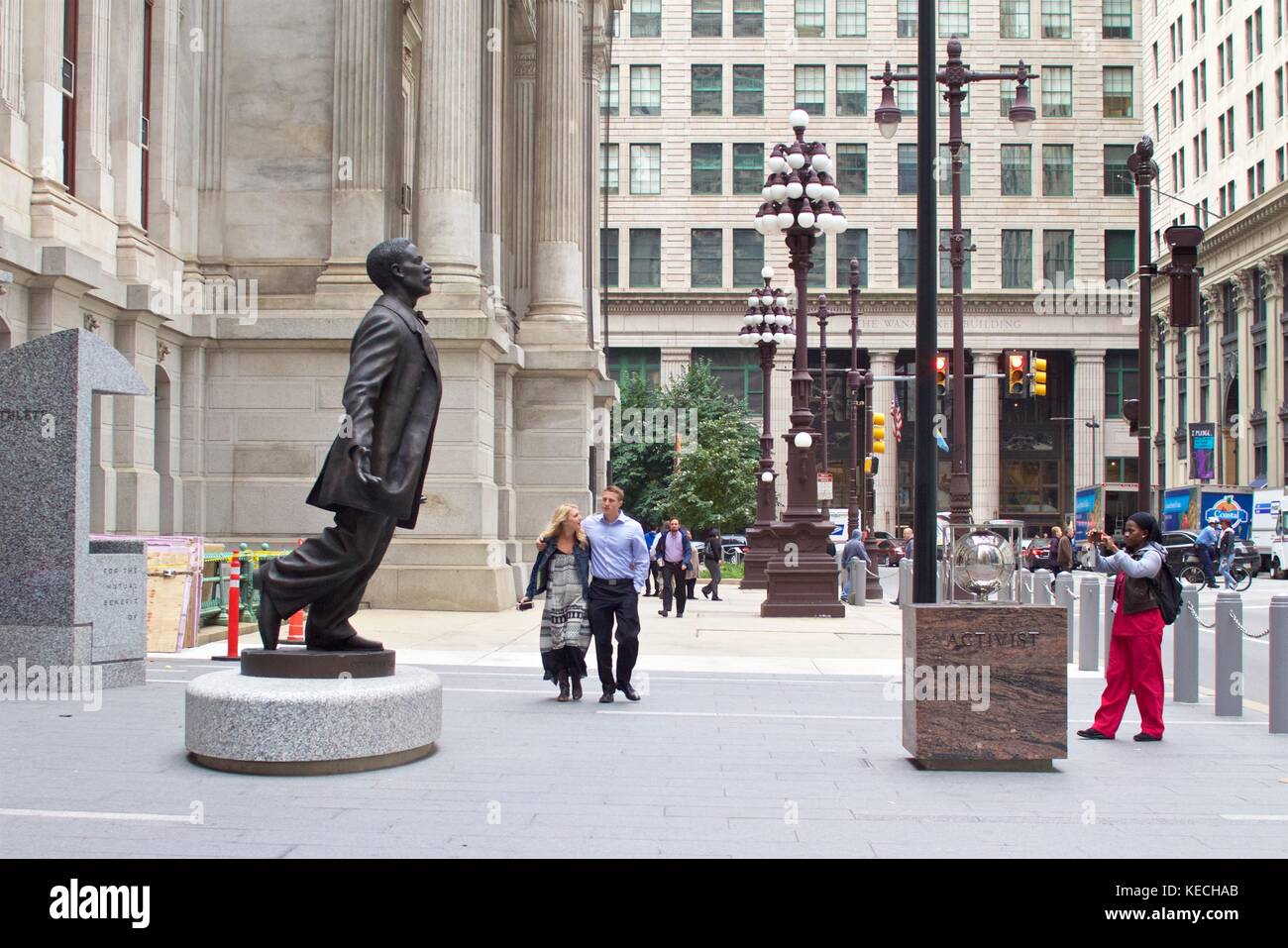 The first statue of an African-American, civil rights activist and ...