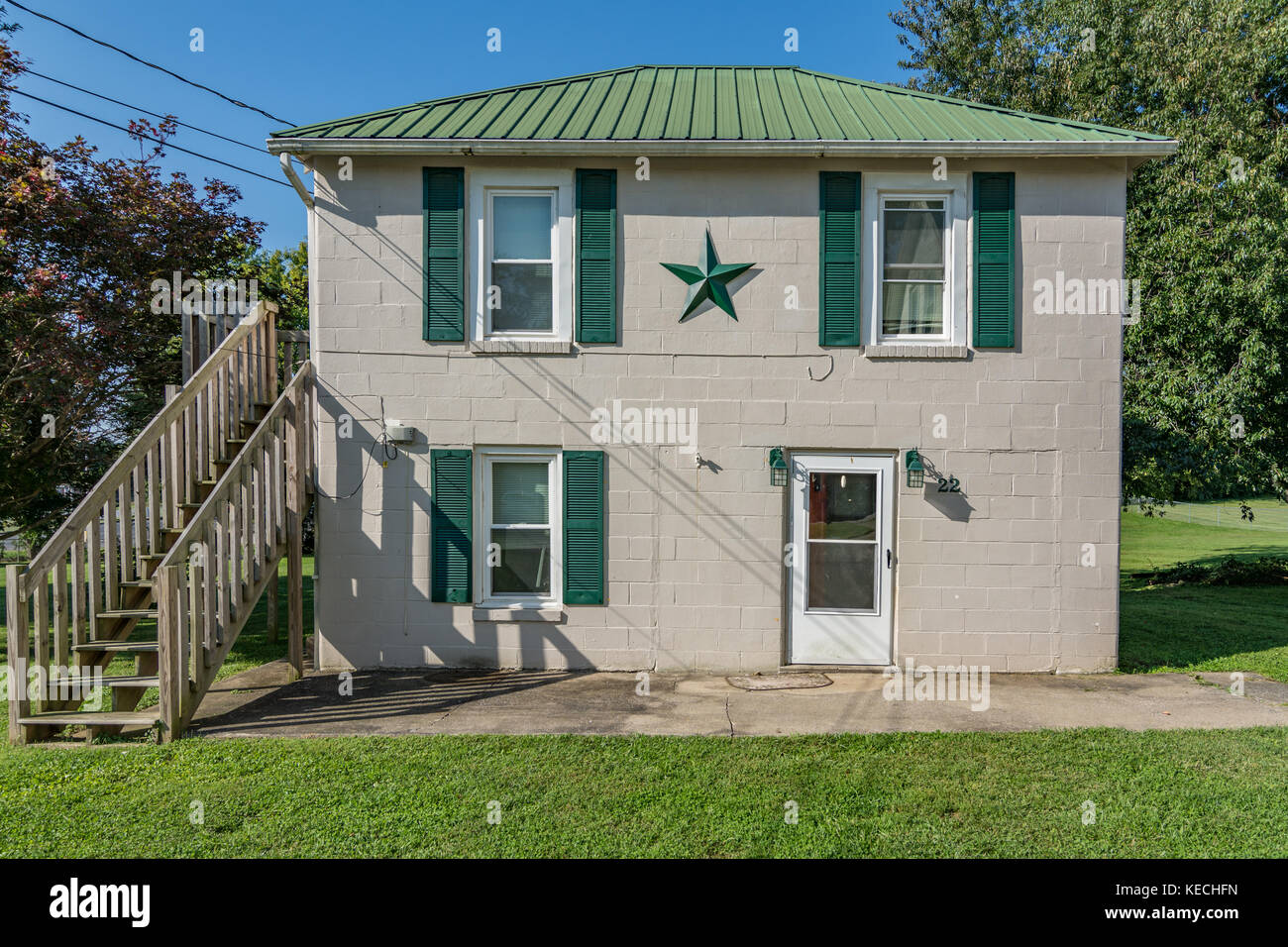 Middle class American home in Kentucky USA Stock Photo - Alamy