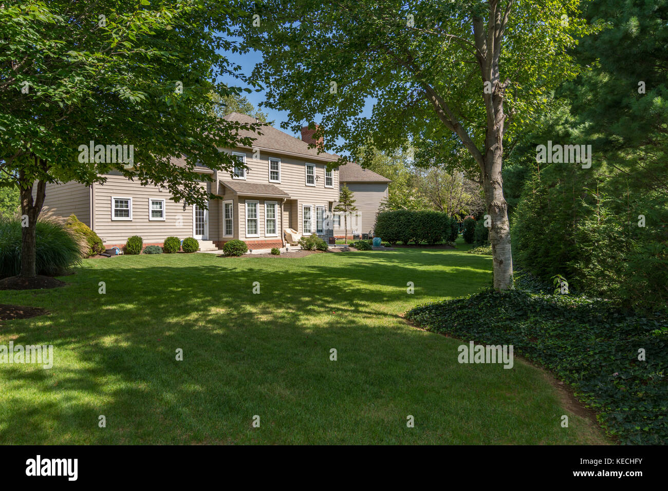 Middle class American home in Kentucky USA Stock Photo - Alamy