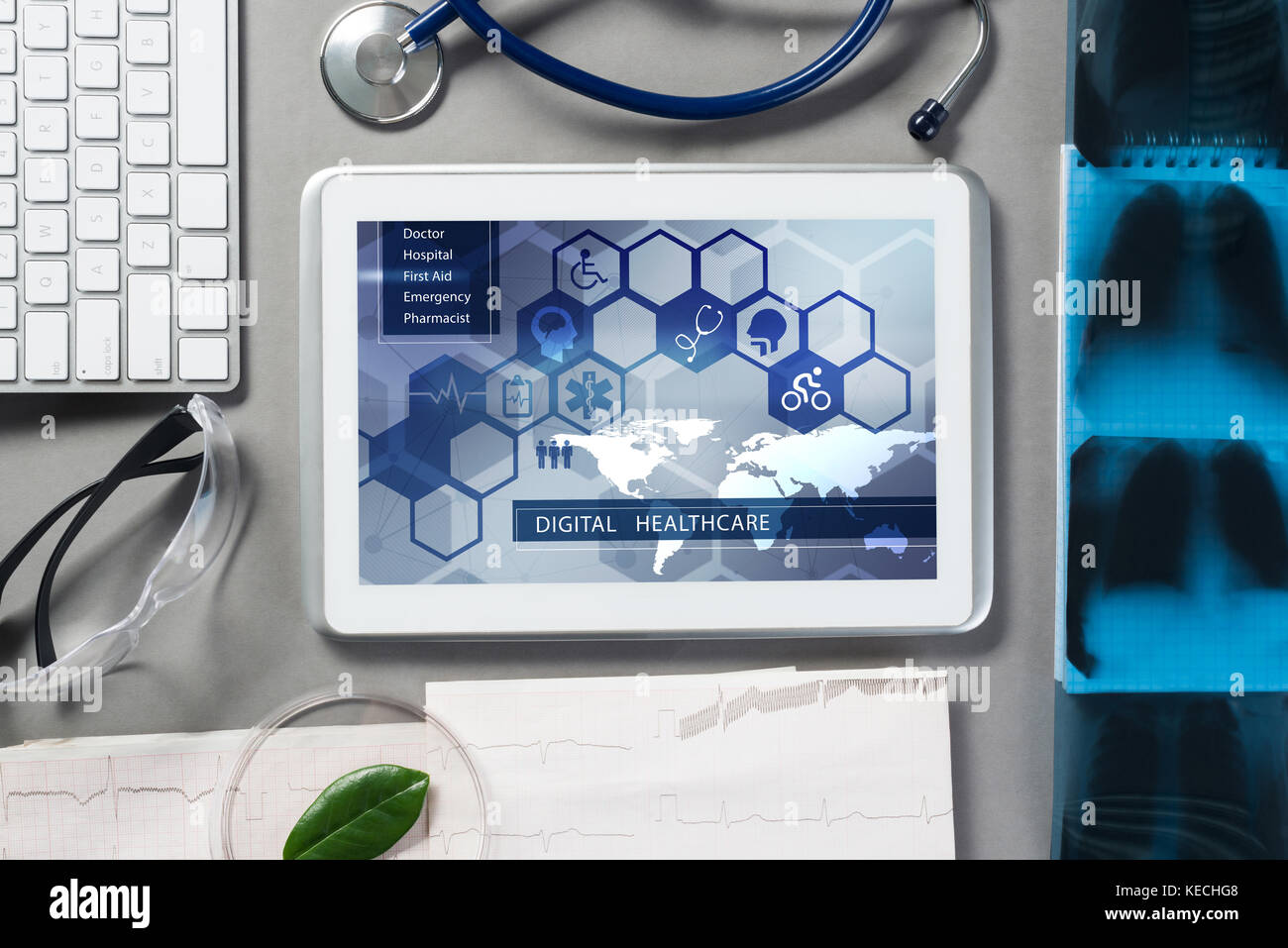 Digital technologies in medicine Stock Photo - Alamy