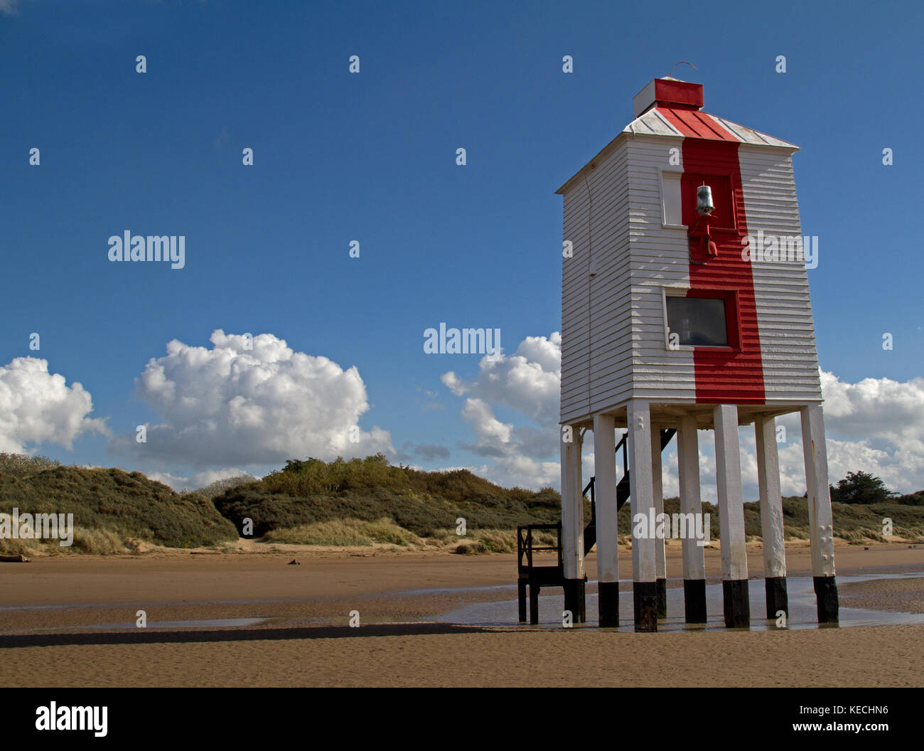 Burnham on Sea Lighthouse Somerset UK Stock Photo - Alamy