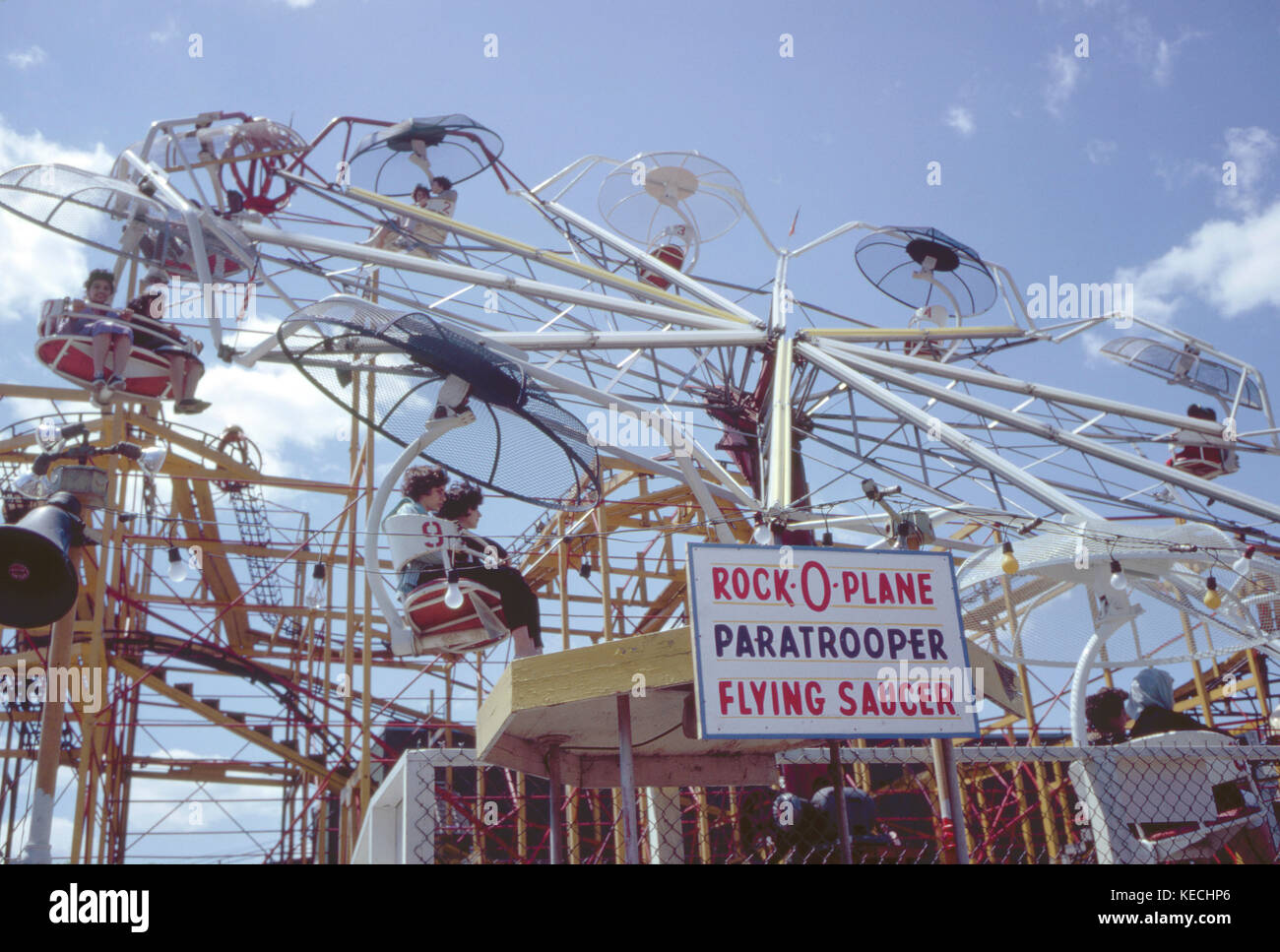 1960s amusement park ride hi-res stock photography and images - Alamy