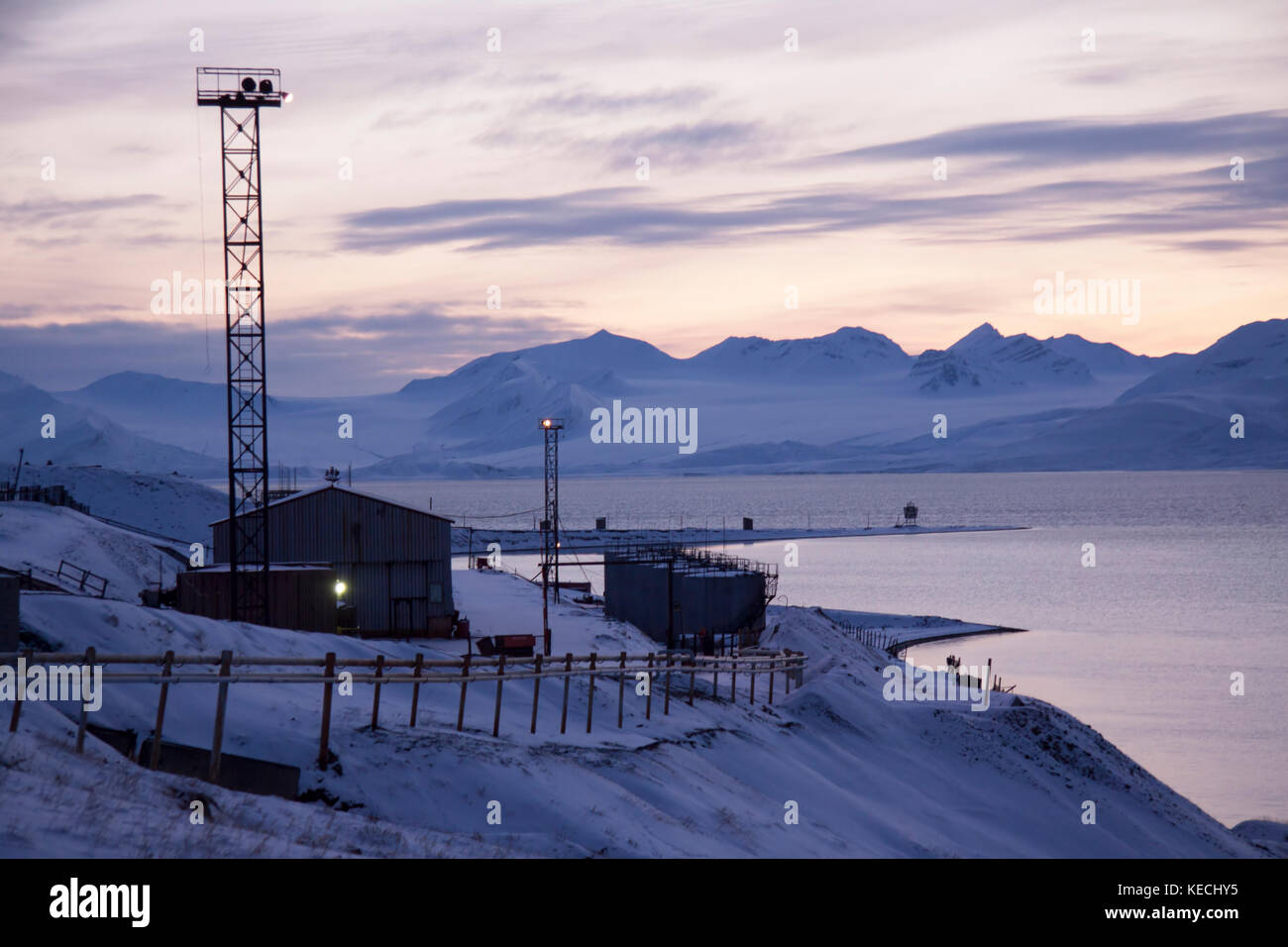 Barentsburg - Russian village on Spitsbergen, Norway Stock Photo - Alamy