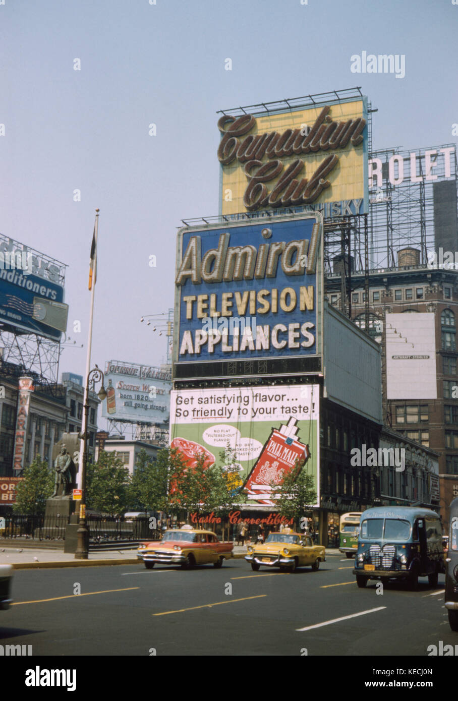 Street Scene, Times Square, New York City, New York, USA, July 1961 ...
