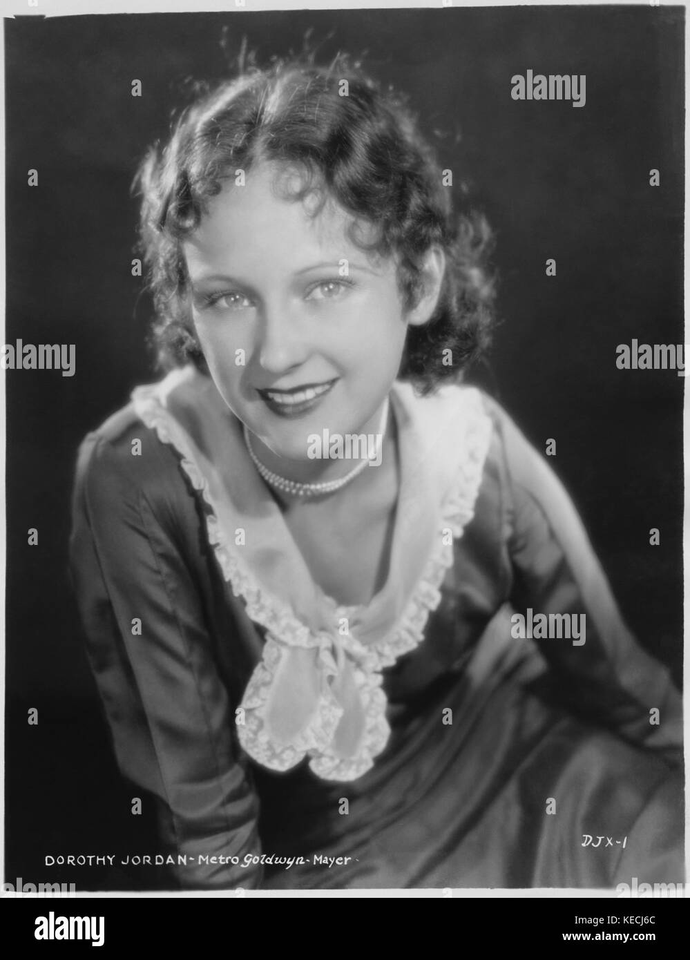 Actress Dorothy Jordan, Publicity Portrait, MGM, 1929 Stock Photo - Alamy