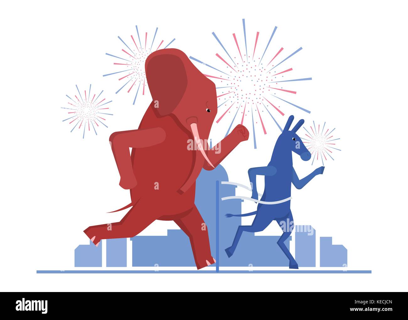 Electoral contest Stock Vector Images - Alamy