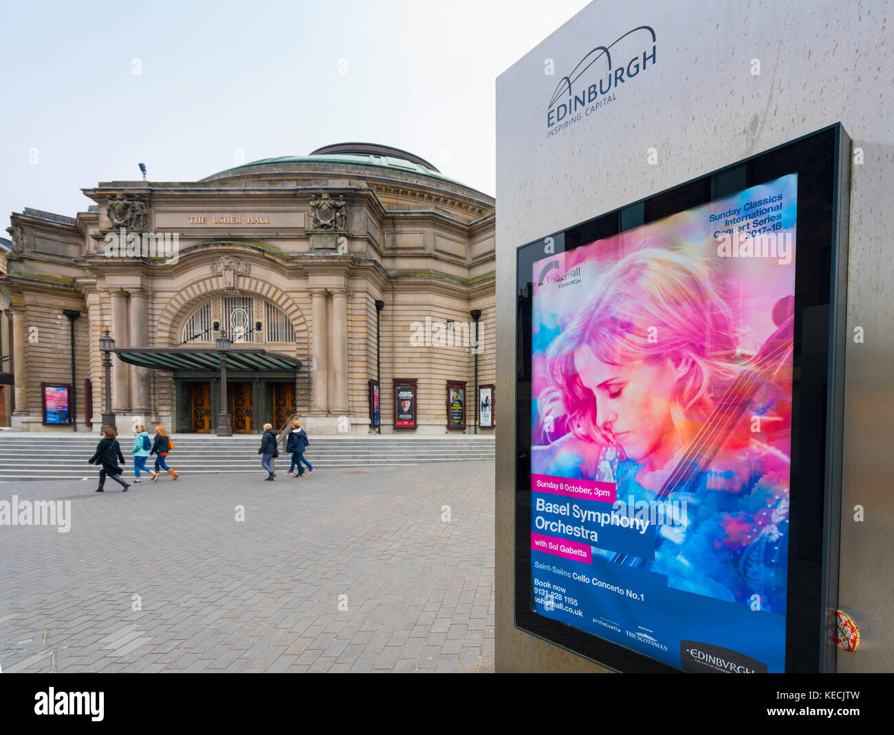 Exterior of Usher Hall in Edinburgh, Scotland, United Kingdom Stock ...