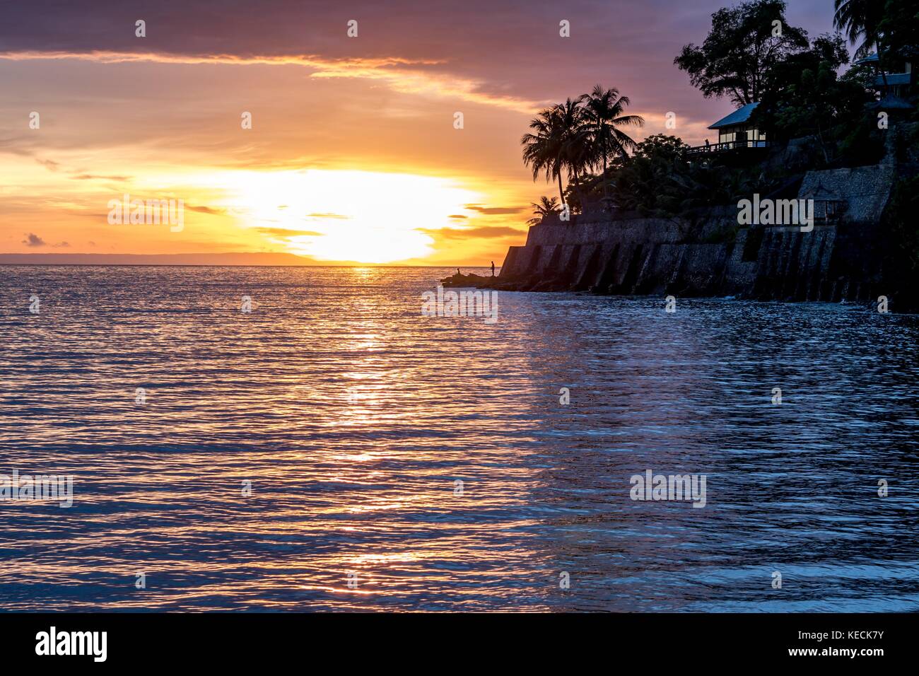 Sunset in Sengiggi, Lombok, Indonesia Stock Photo - Alamy