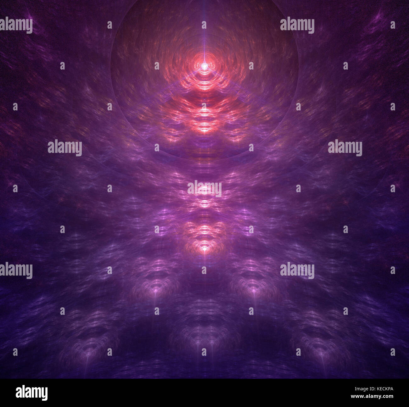 An imaginary image showing strange patterns being emitted by a ...