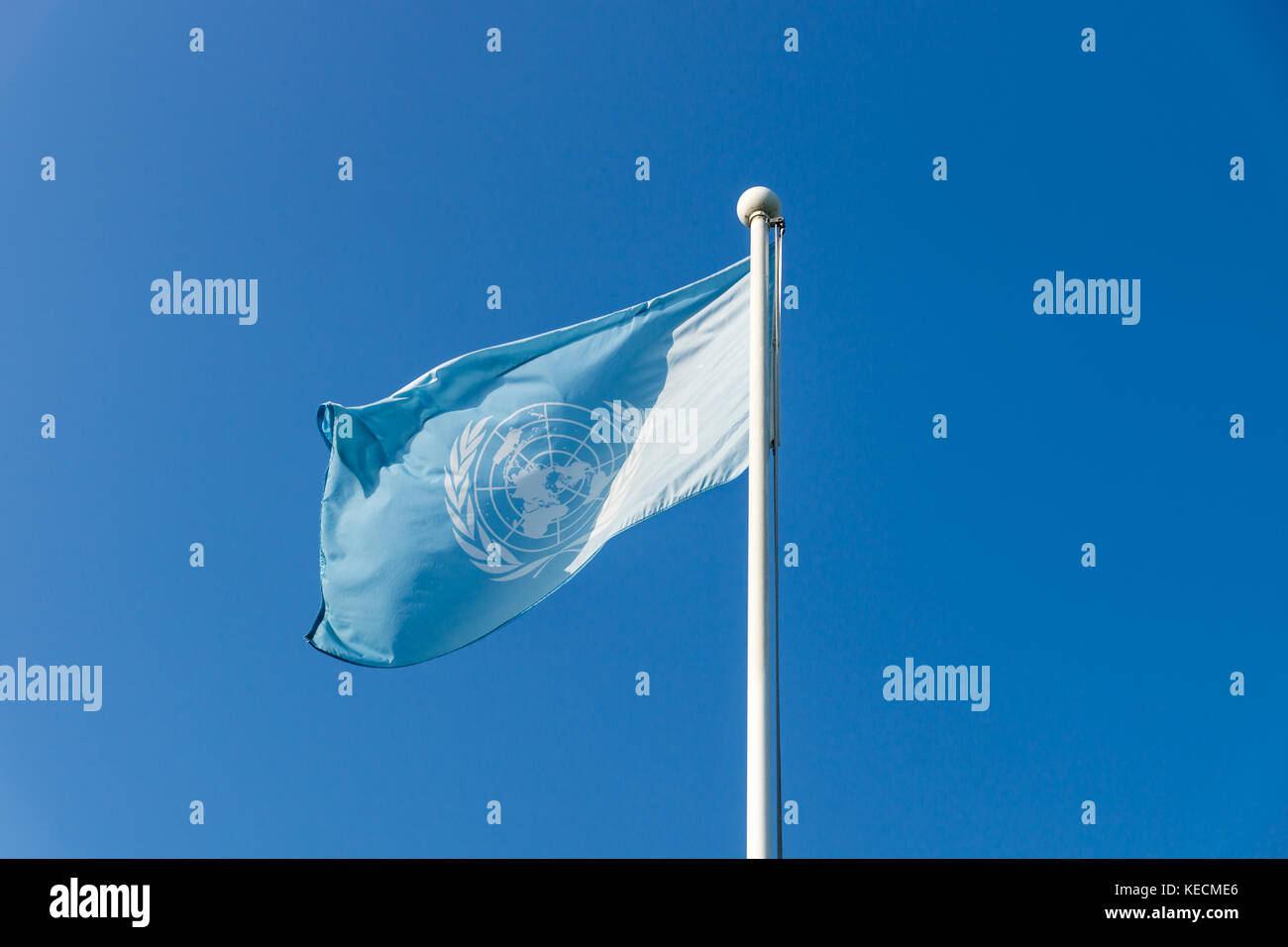 United nations flag hi-res stock photography and images - Alamy