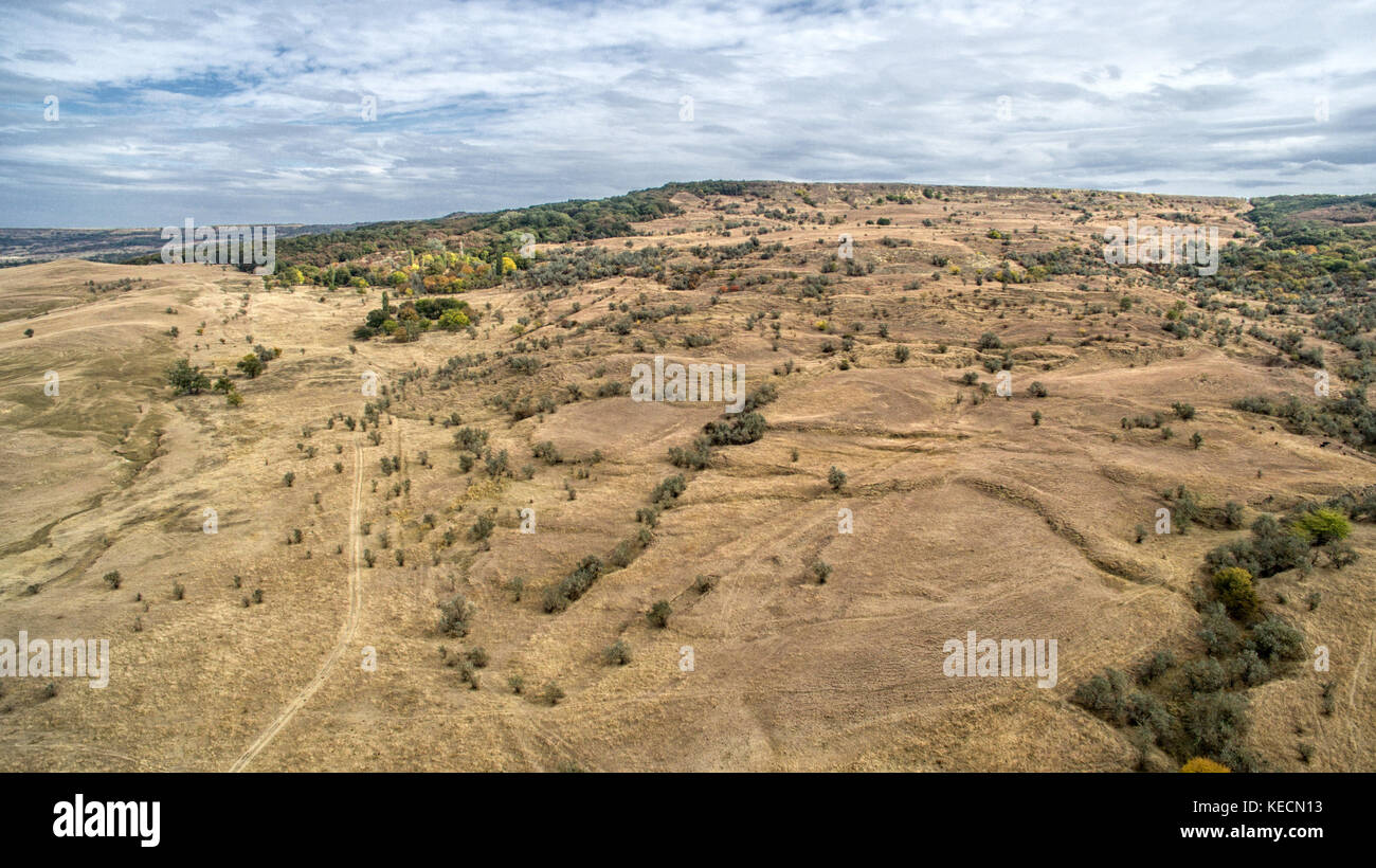Autumn landscape with Caucasian hills. Stavropol region. Russia Stock ...