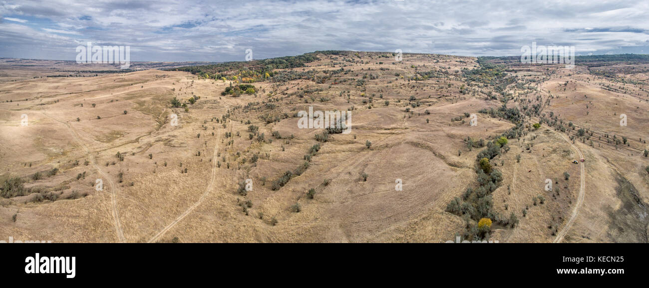 Autumn landscape with Caucasian hills. Stavropol region. Russia Stock ...