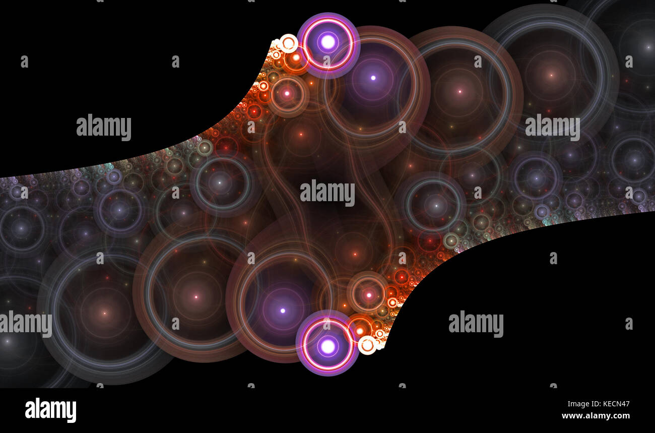 Two identical clusters of exotic material colliding with each other ...