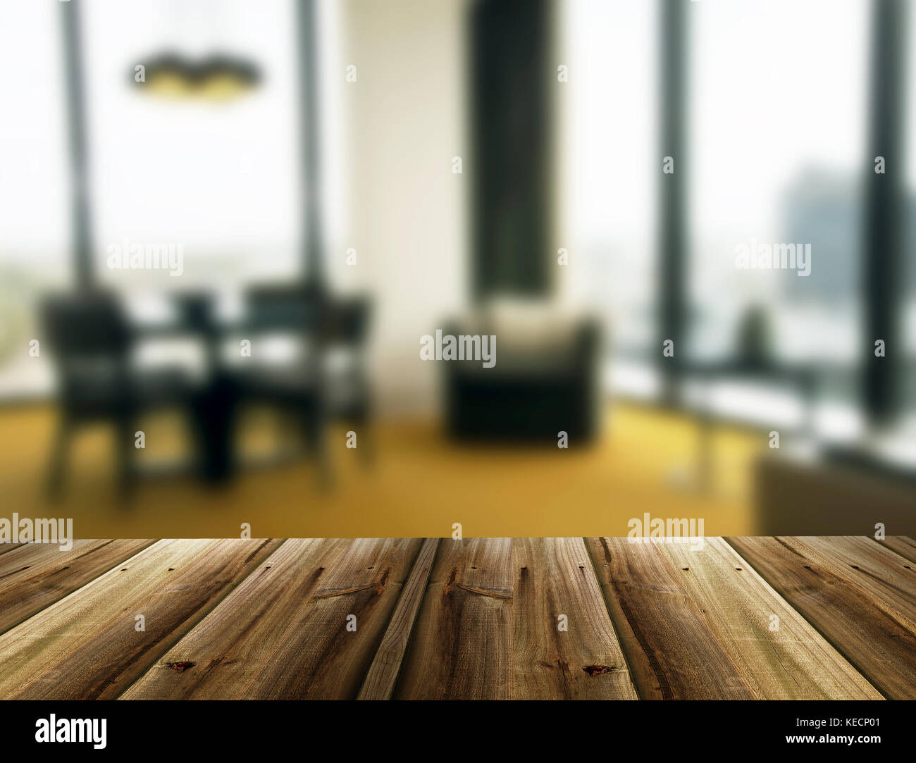 Blurred unfocused hotel room background Stock Photo - Alamy