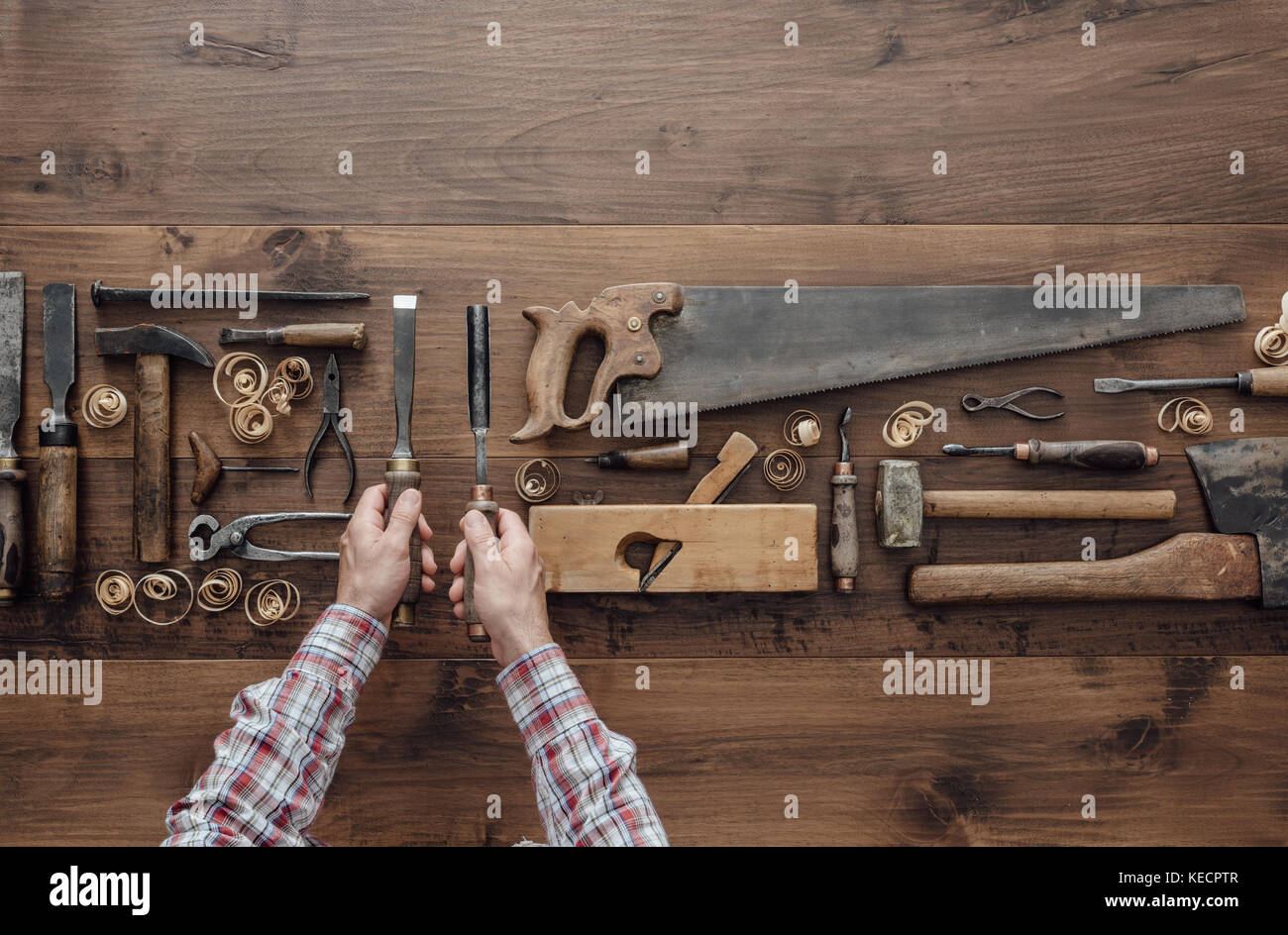 Flat chisel hi-res stock photography and images - Alamy