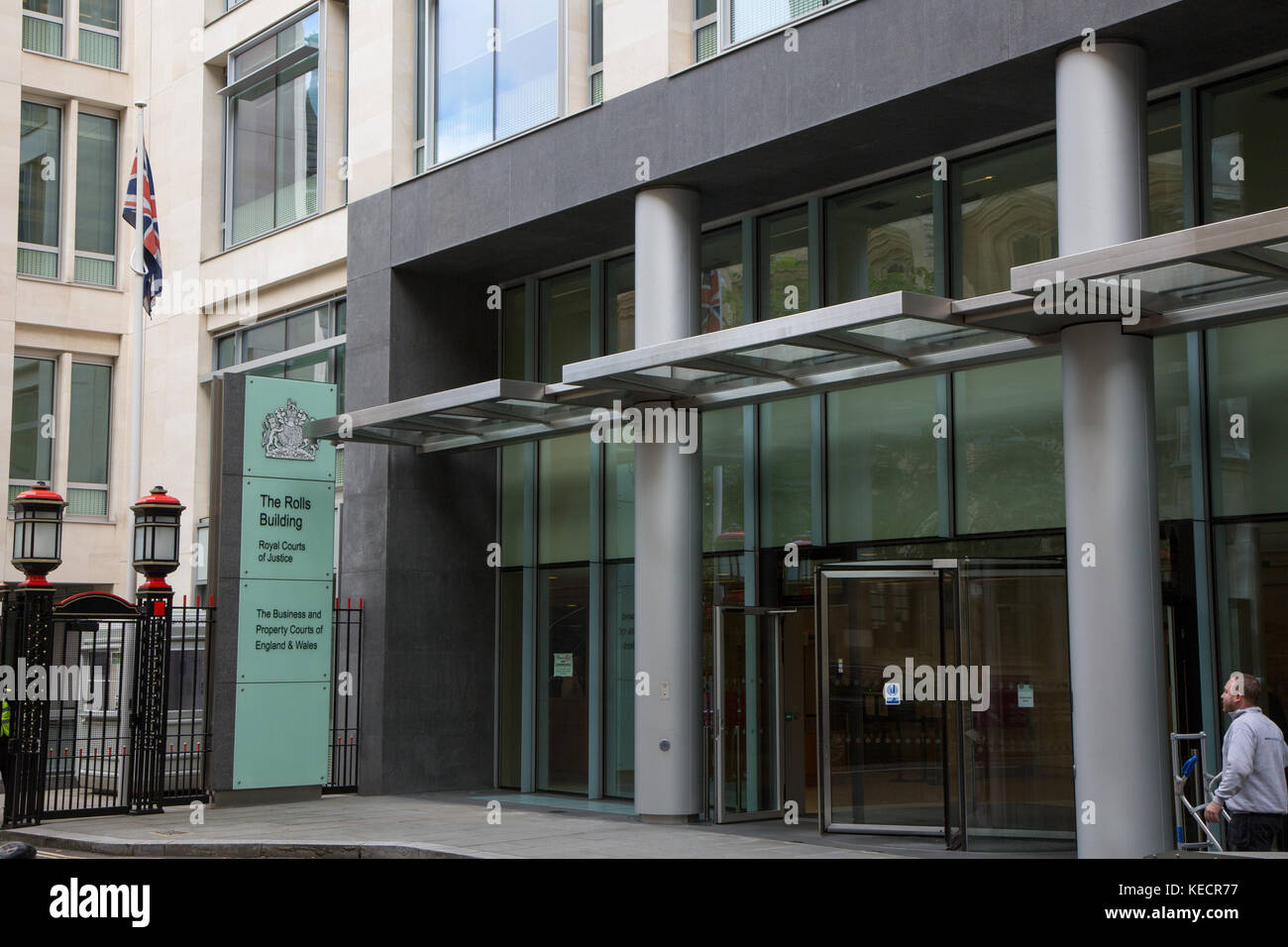 The Rolls Building, Royal Courts of Justice exterior in London. The ...