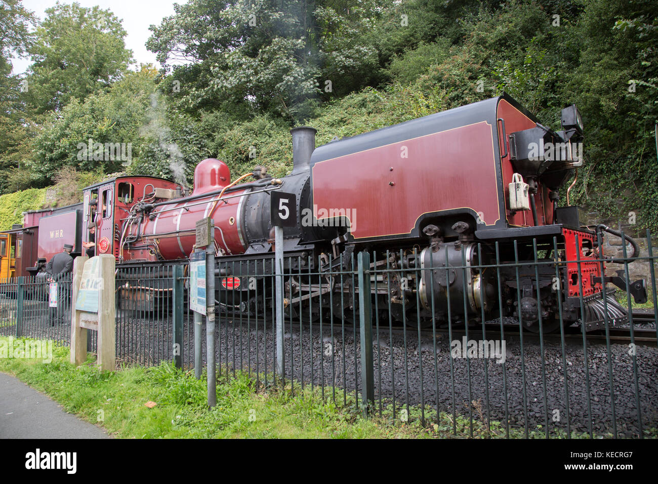 Guard on steam train hi-res stock photography and images - Alamy