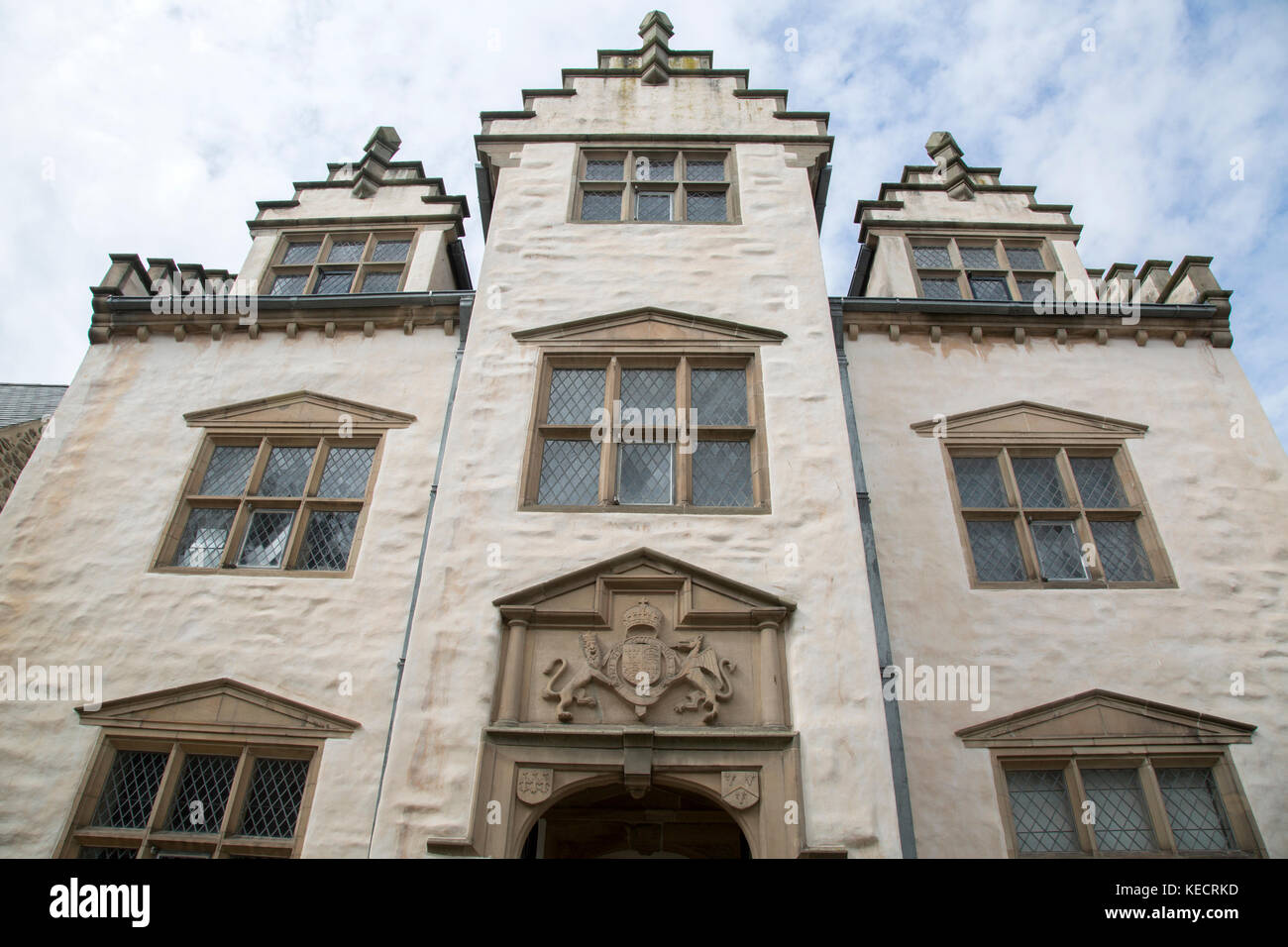 Plas Mawr Elizabethan Town House, Conwy - Conway, Wales, UK Stock Photo ...