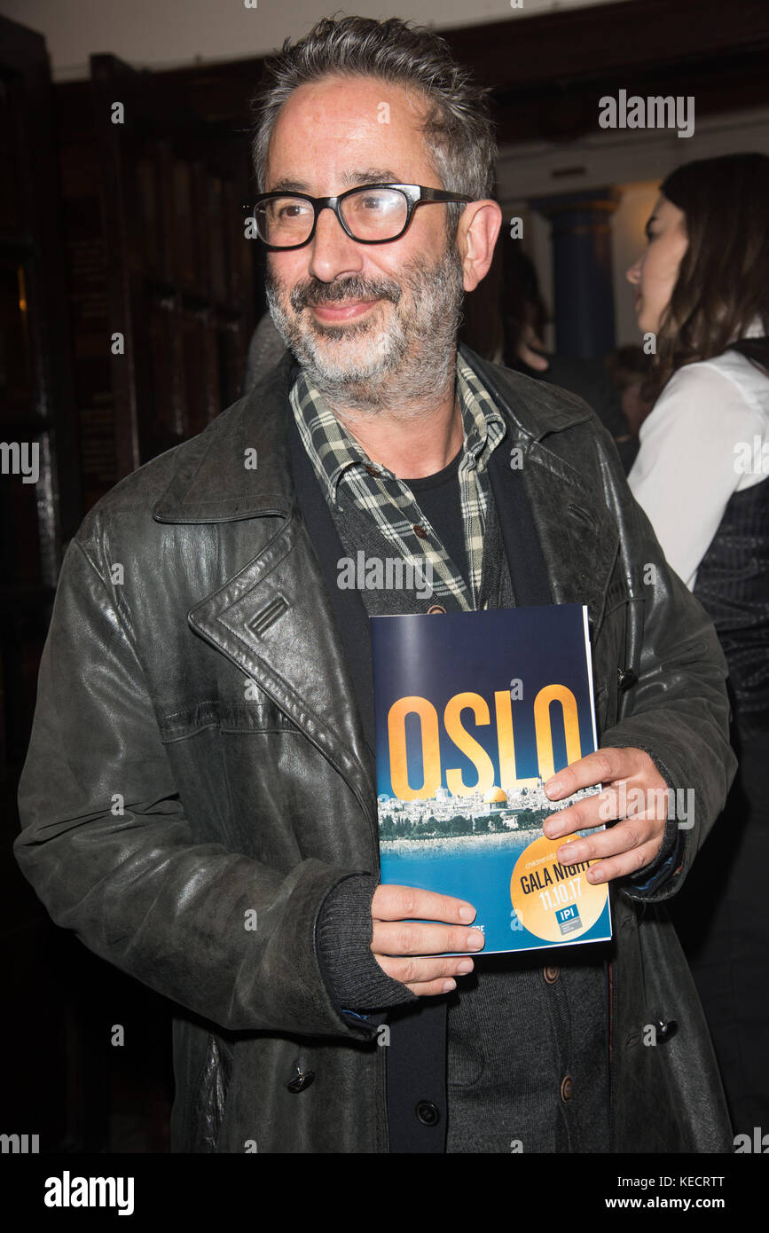 London.UK. David Baddiel at The 'Oslo' Gala performance at Harold ...