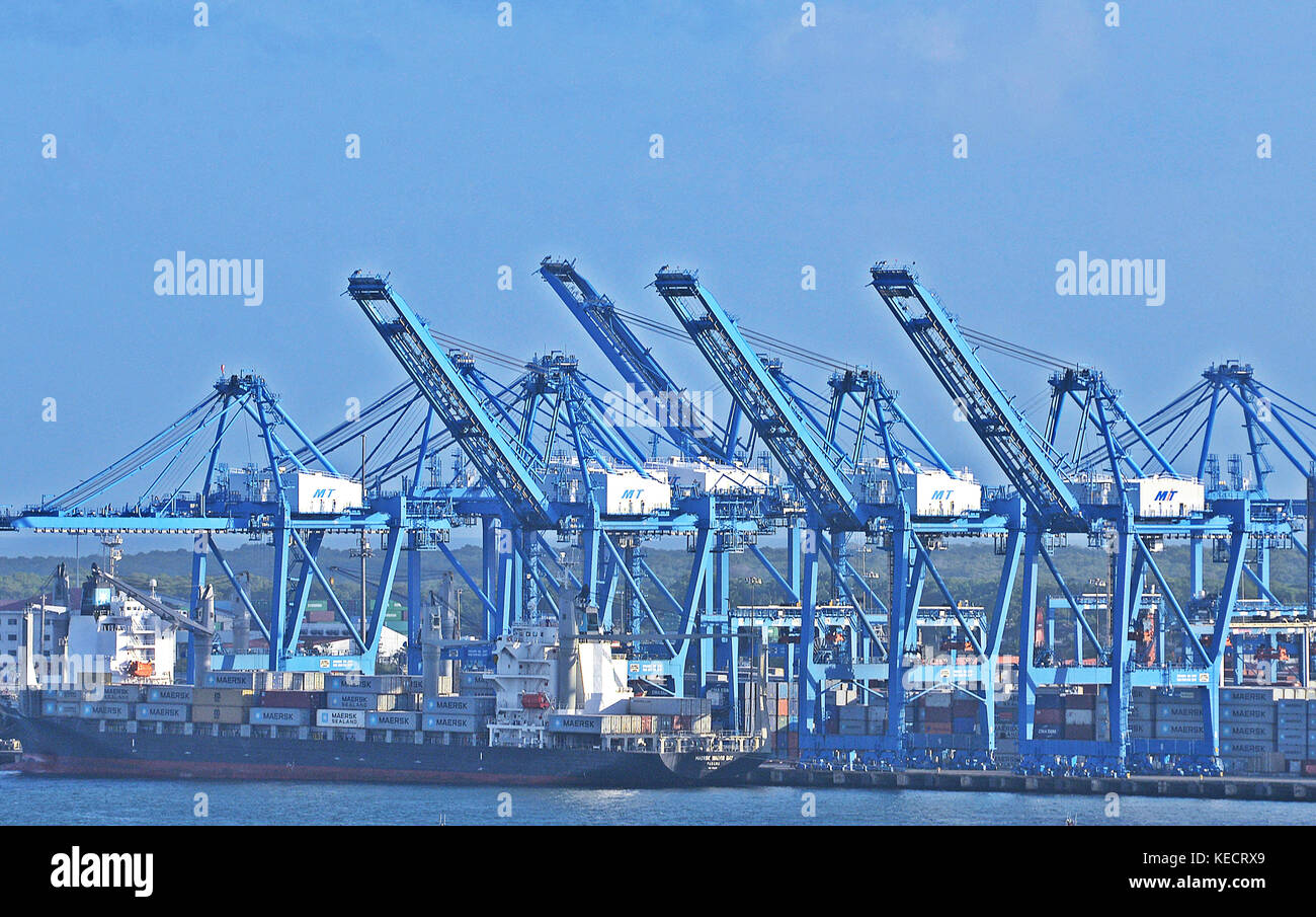 Port of Colon, Republic of Panama Stock Photo - Alamy