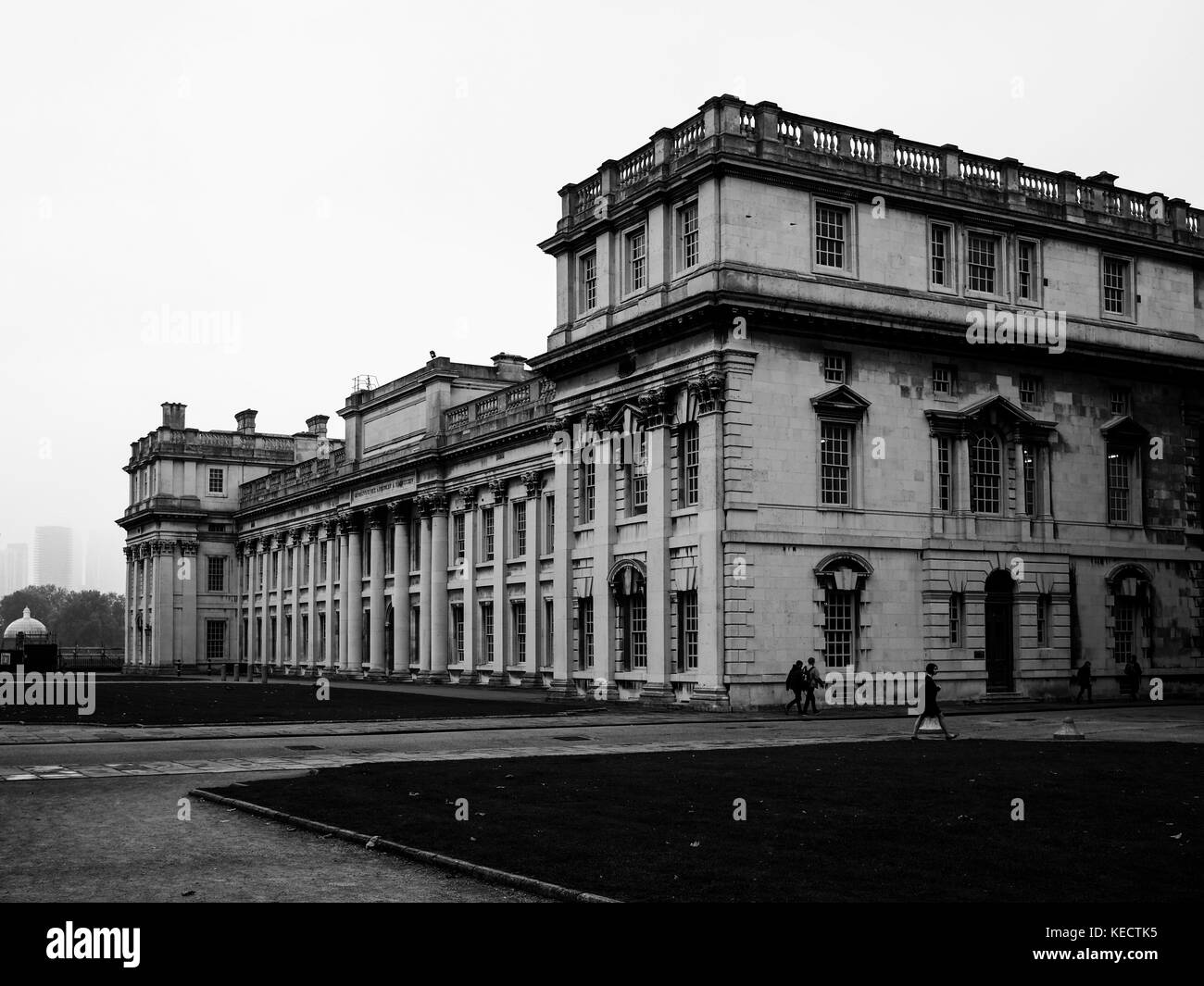 University of greenwich campus Black and White Stock Photos & Images ...