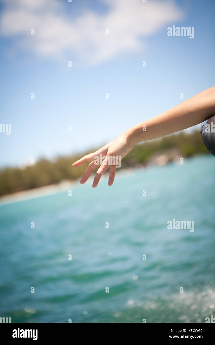 Woman ship splash hi-res stock photography and images - Alamy
