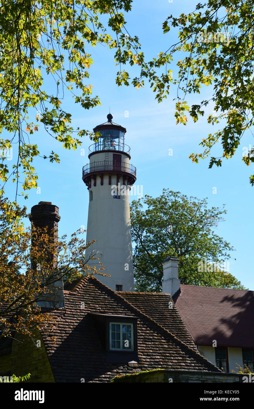 The Grosse Point Light Station was dedicated in 1873 and guided ...