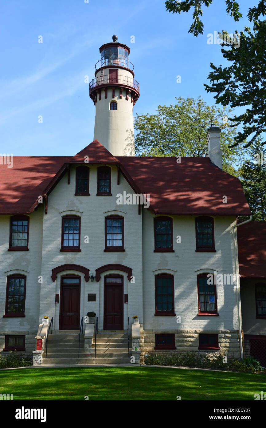 The Grosse Point Light Station was dedicated in 1873 and guided ...