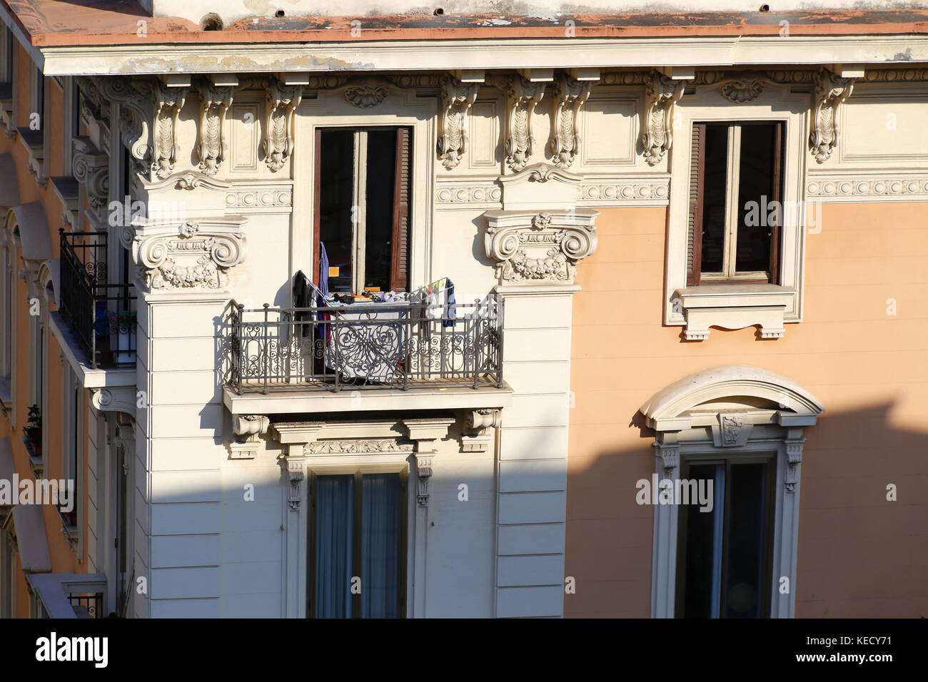 Apartments and features of apartments in Rome Stock Photo - Alamy