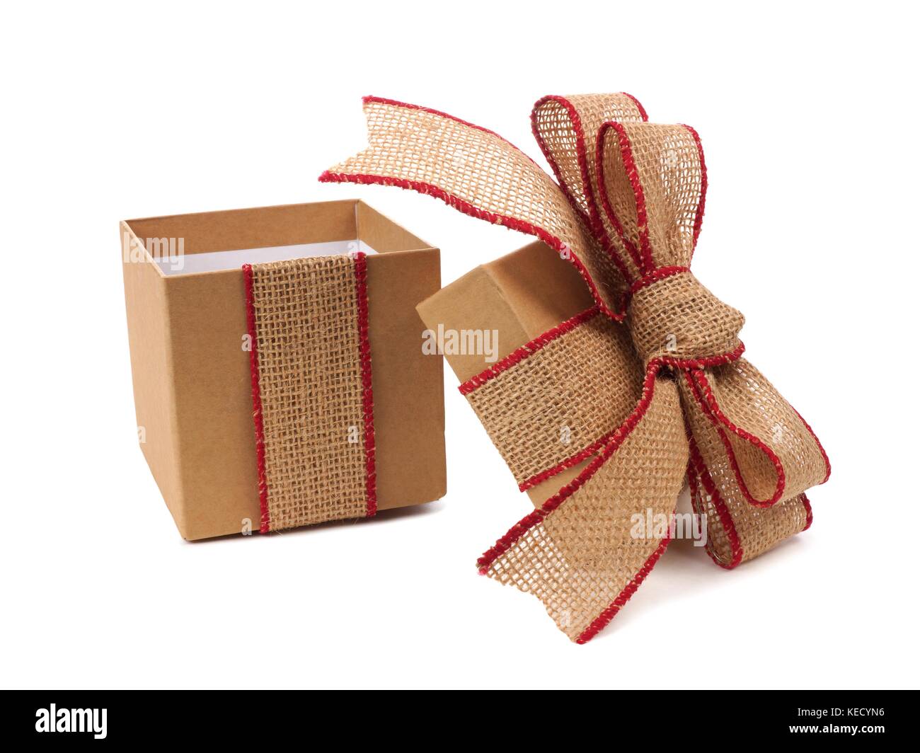 Brown gift box hi-res stock photography and images - Alamy