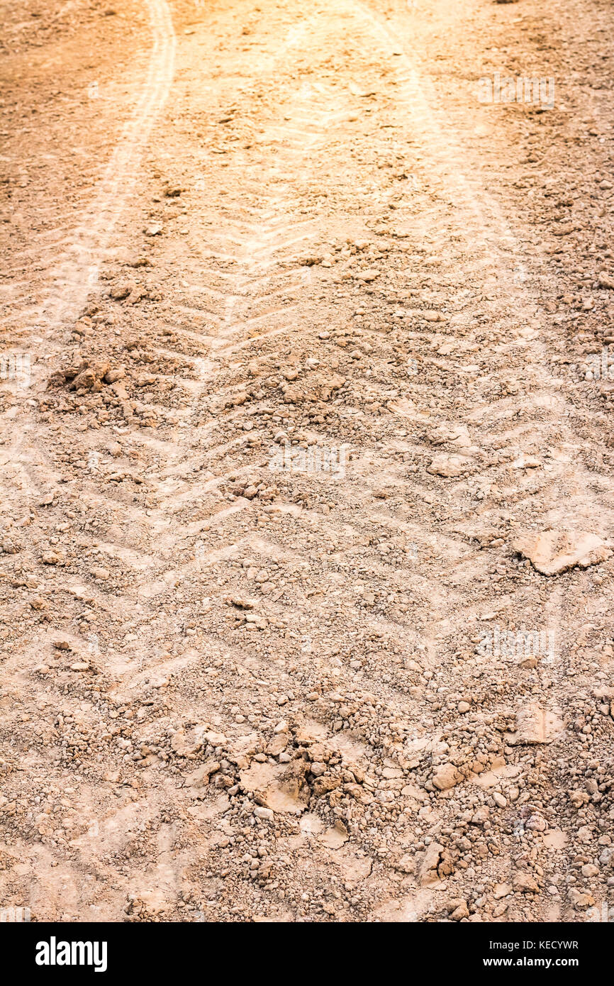 Truck tire tracks footprint hi-res stock photography and images - Alamy