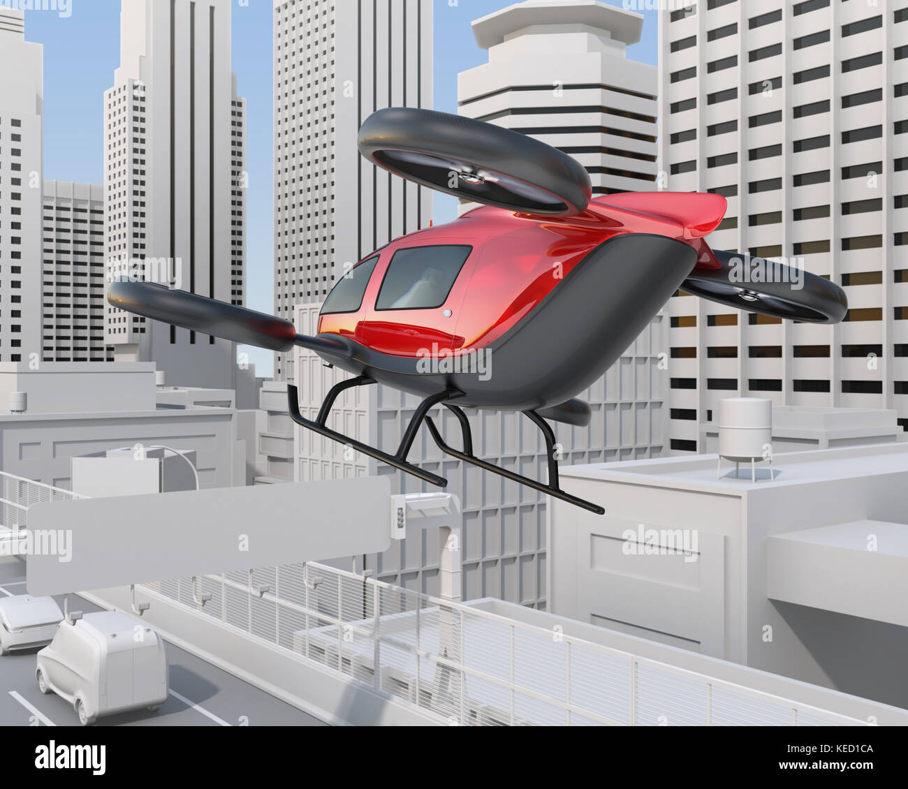 Flying over city highway in hi-res stock photography and images - Alamy