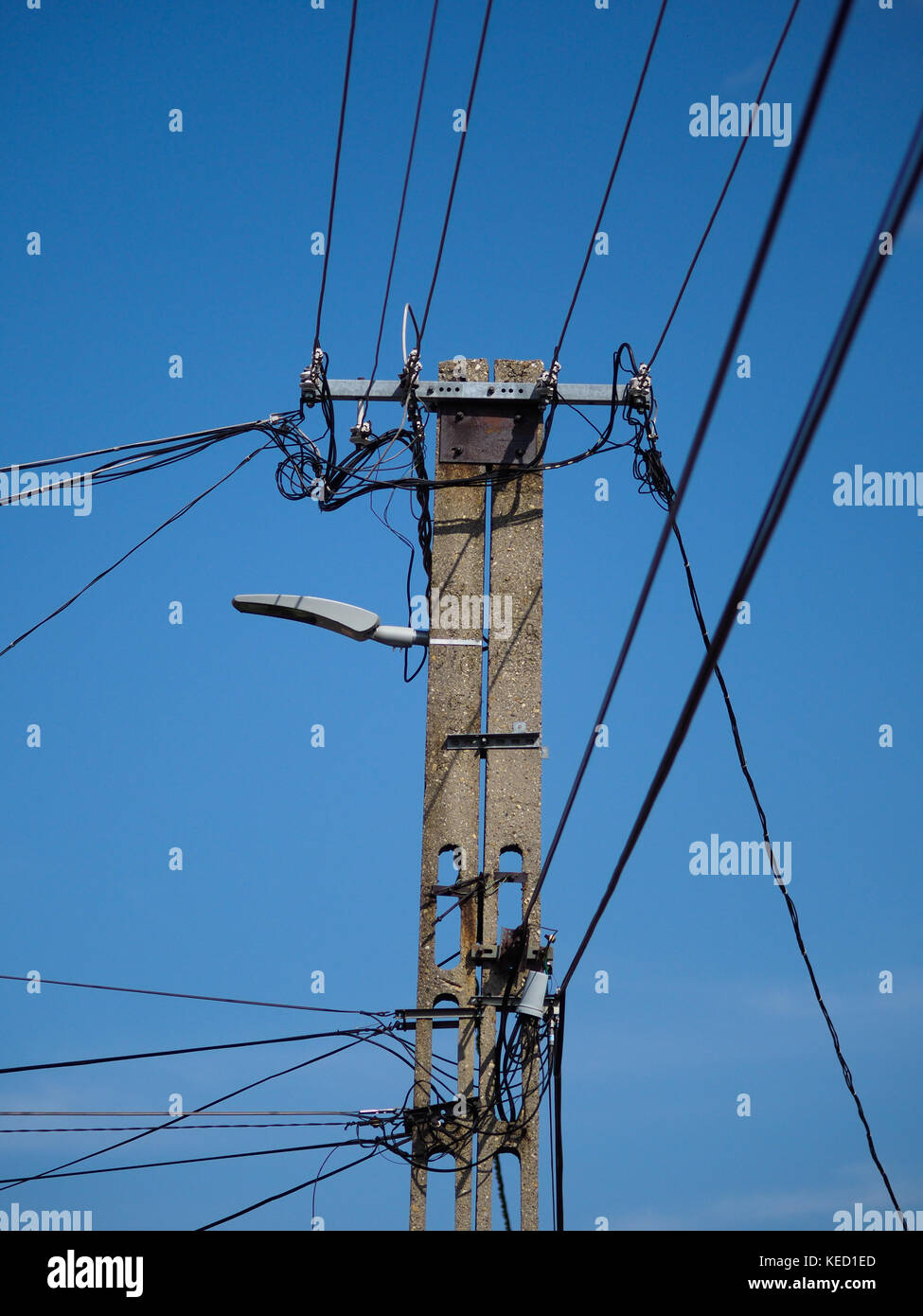 Blue skypoles hi-res stock photography and images - Alamy