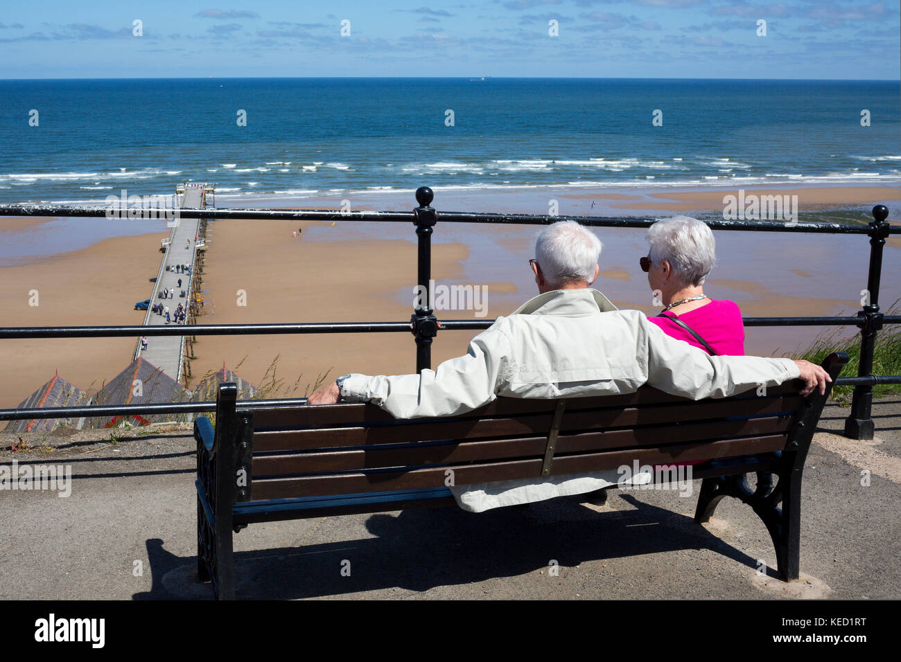 Elderly seaside summer hi-res stock photography and images - Alamy