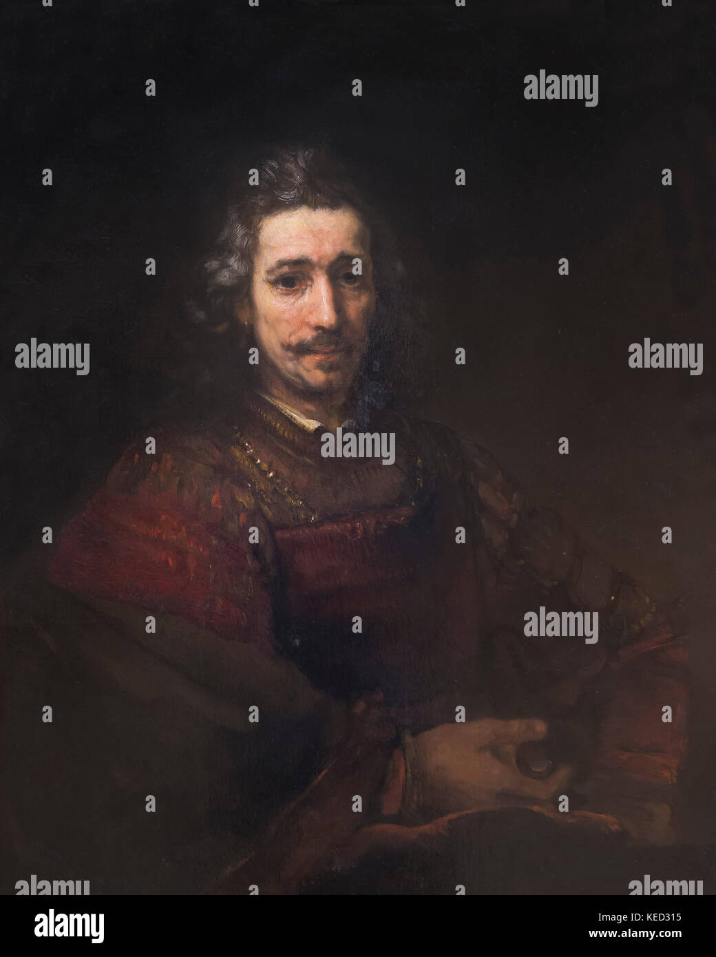 Man with a Magnifying Glass, Rembrandt, early 1660's, Metropolitan ...