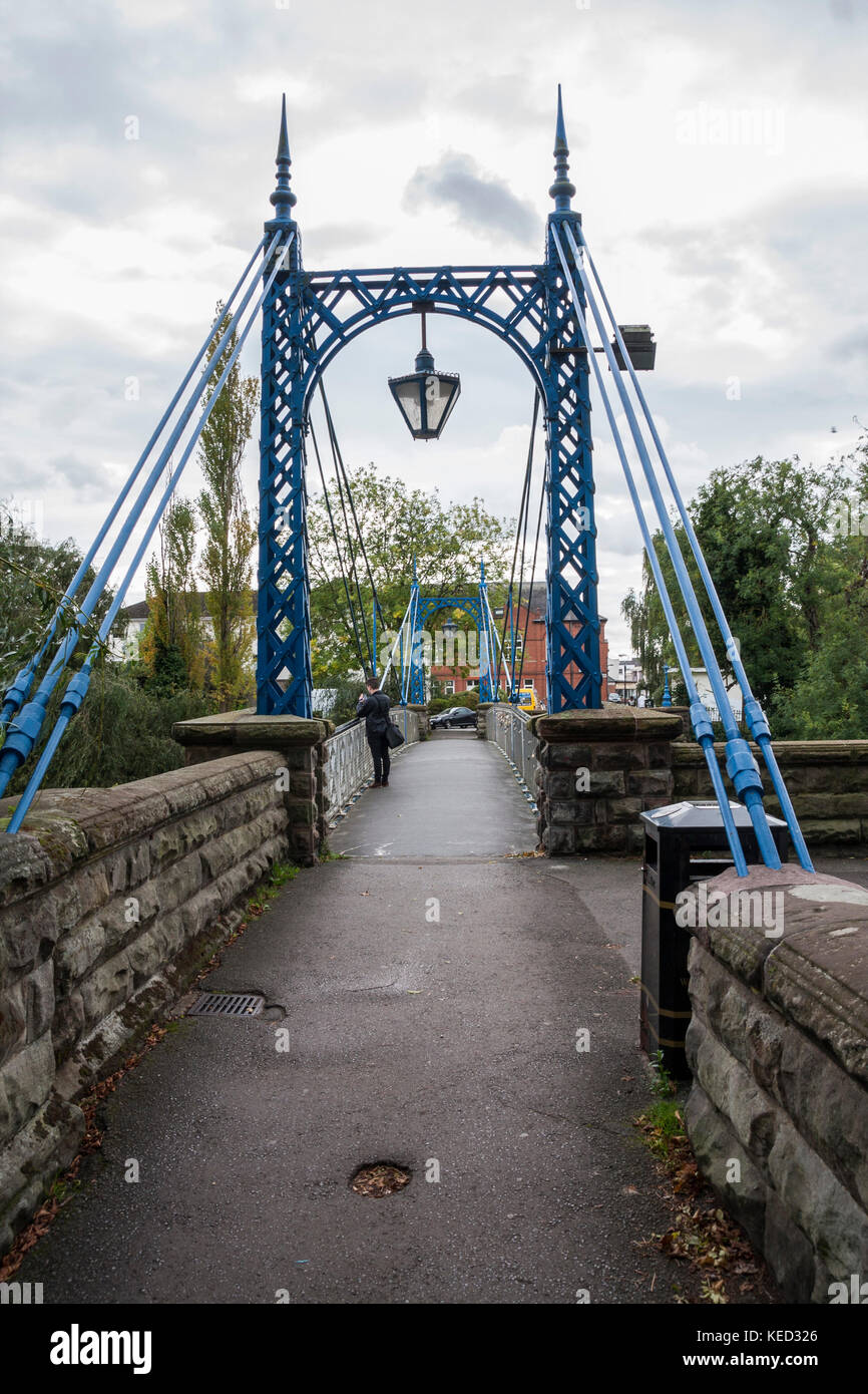 Mill Bridge in Mill Gardens in Leamington Spa,England,UK Stock Photo ...