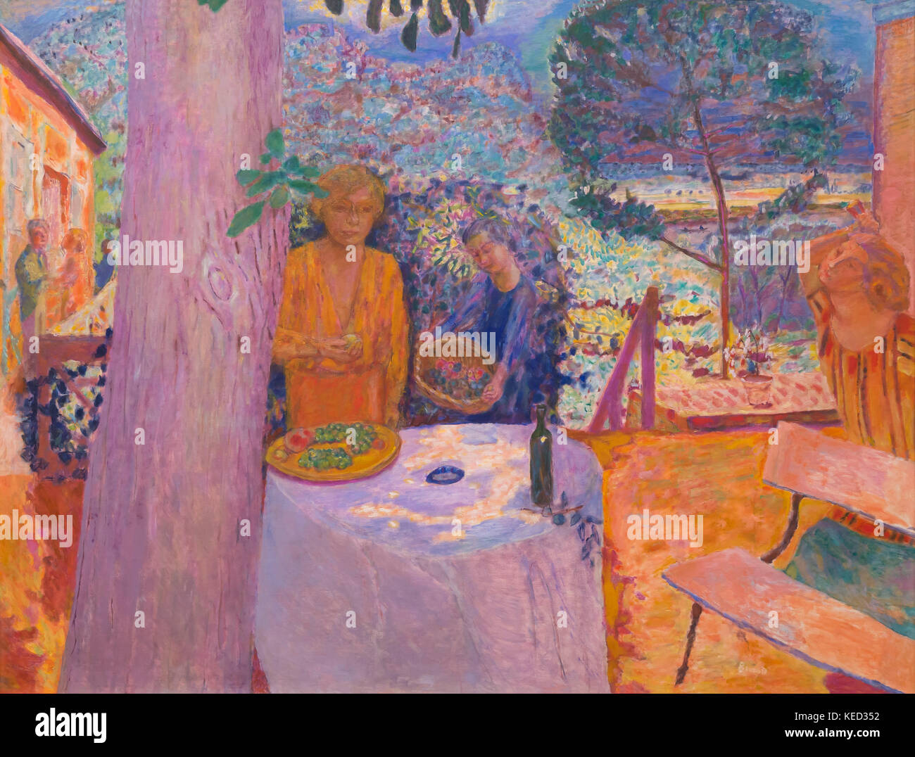 The Terrace at Vernonnet, Pierre Bonnard, 1939, Metropolitan Museum of ...