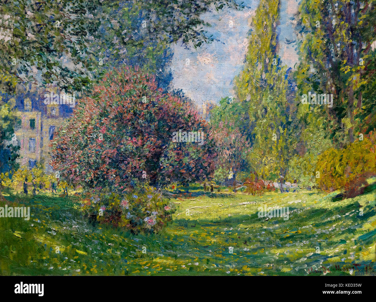 Landscape, Parc Monceau, Claude Monet, 1876, Metropolitan Museum of Art ...