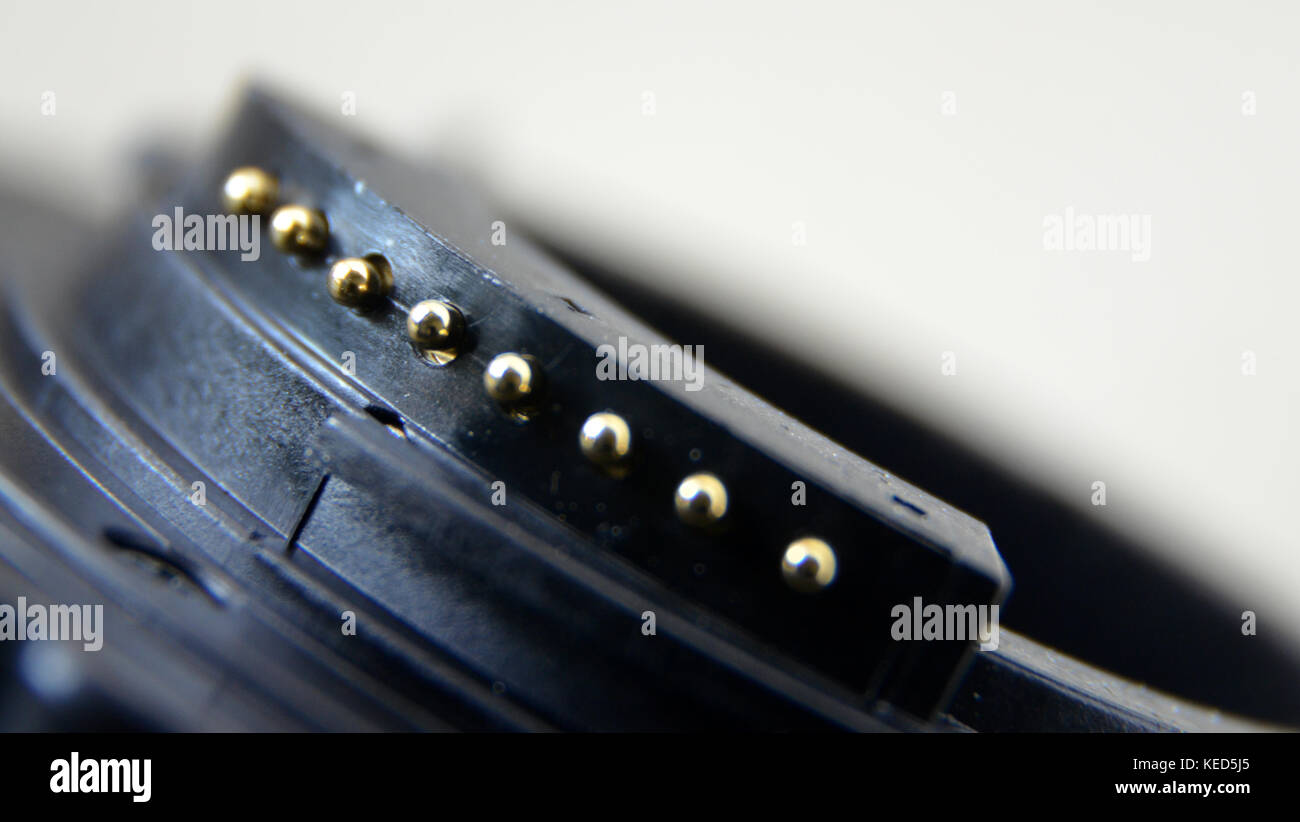 picture of a Digital lens command connectors Stock Photo - Alamy