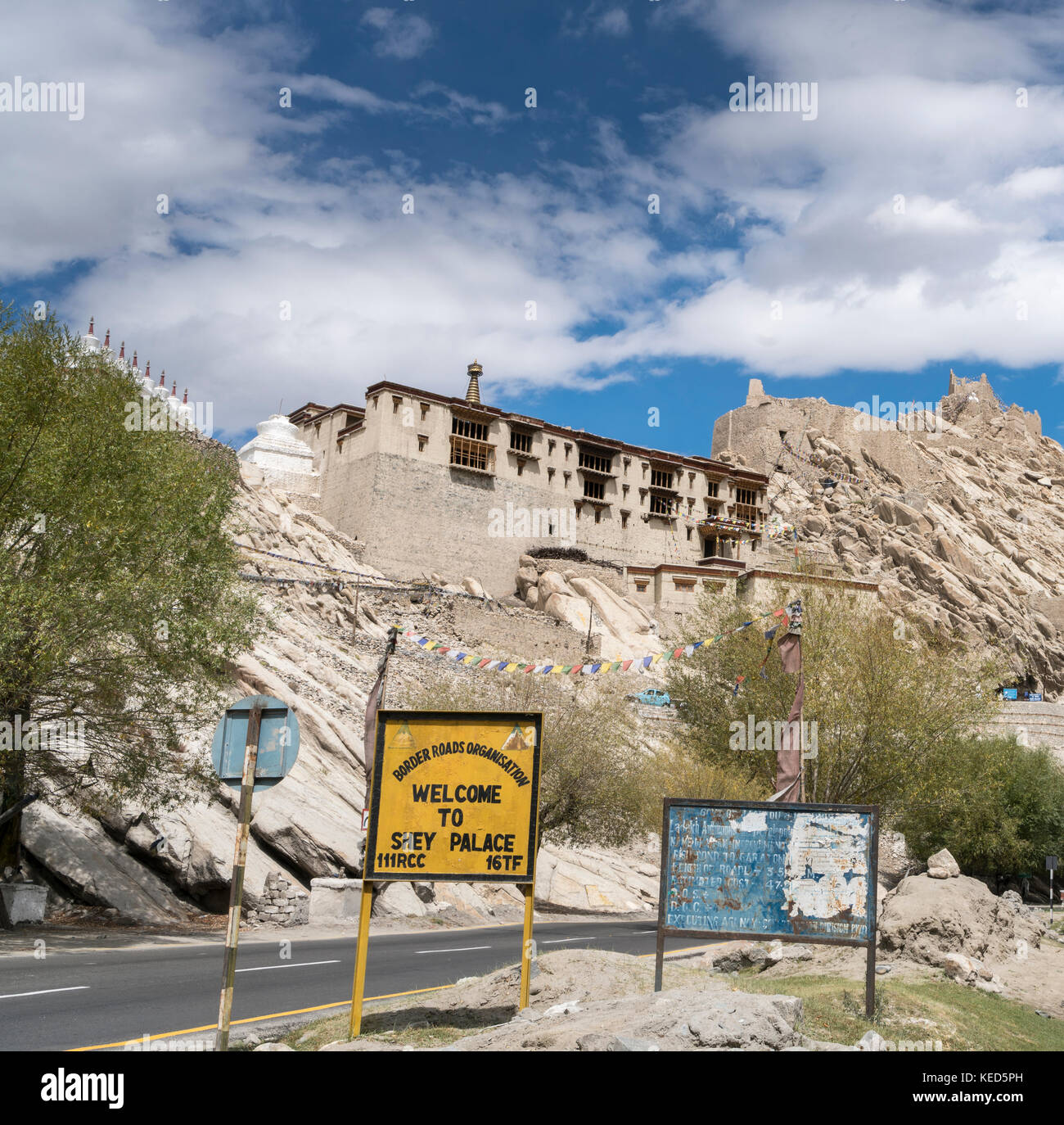 Shey Palace Temple in Ladakh, India Stock Photo - Alamy