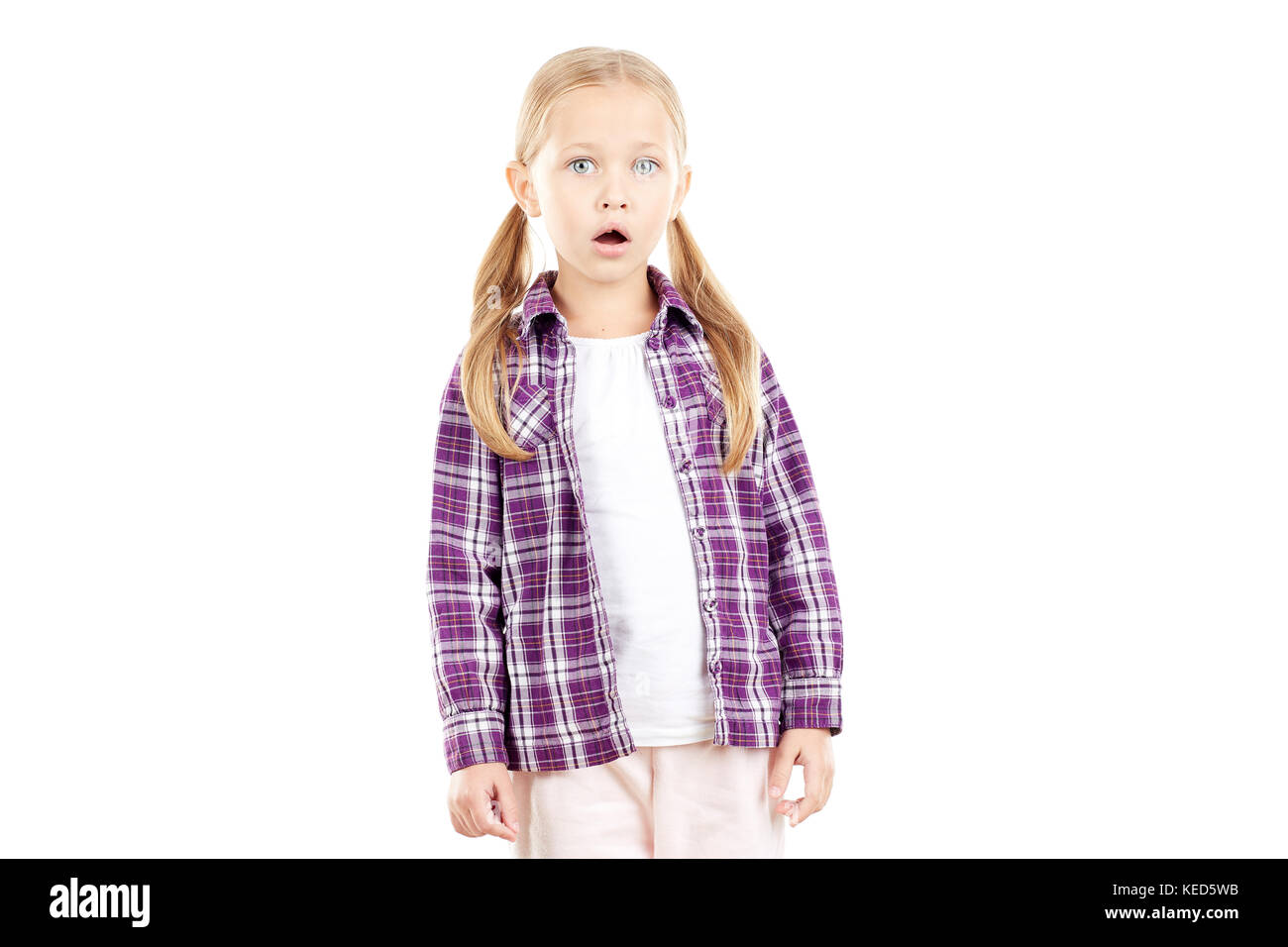 Little blonde girl Stock Photo - Alamy