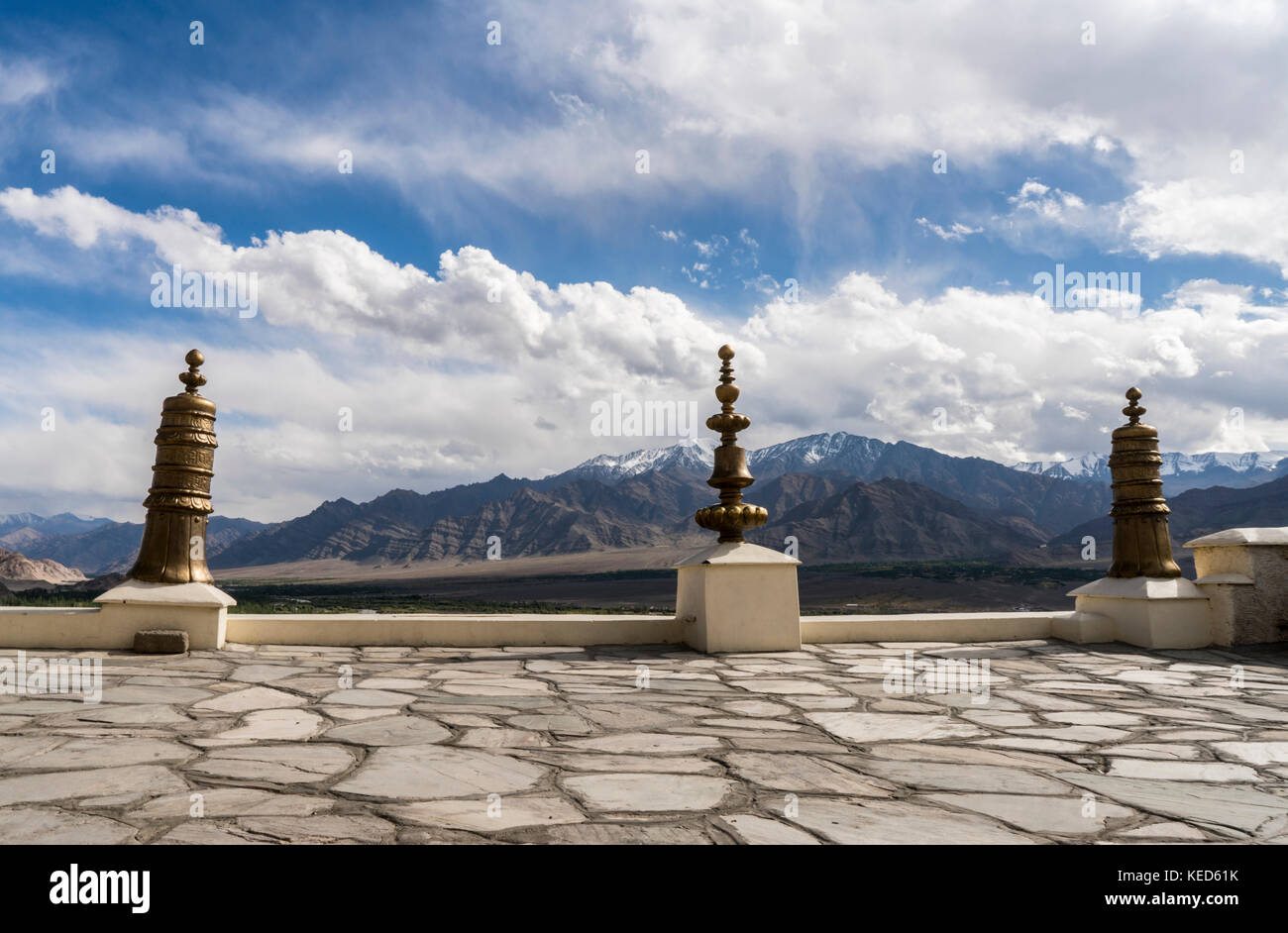 View from a monastery in Ladakh, India Stock Photo - Alamy