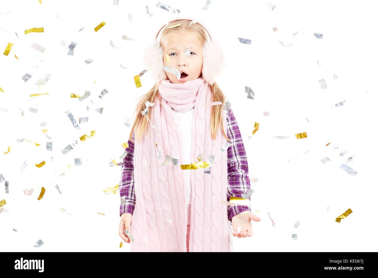 Little winter cutie Stock Photo - Alamy