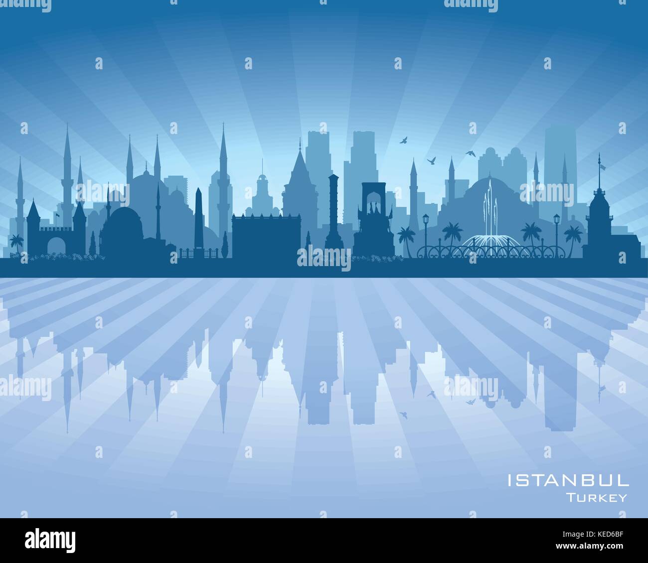 Istanbul shoreline Stock Vector Images - Alamy