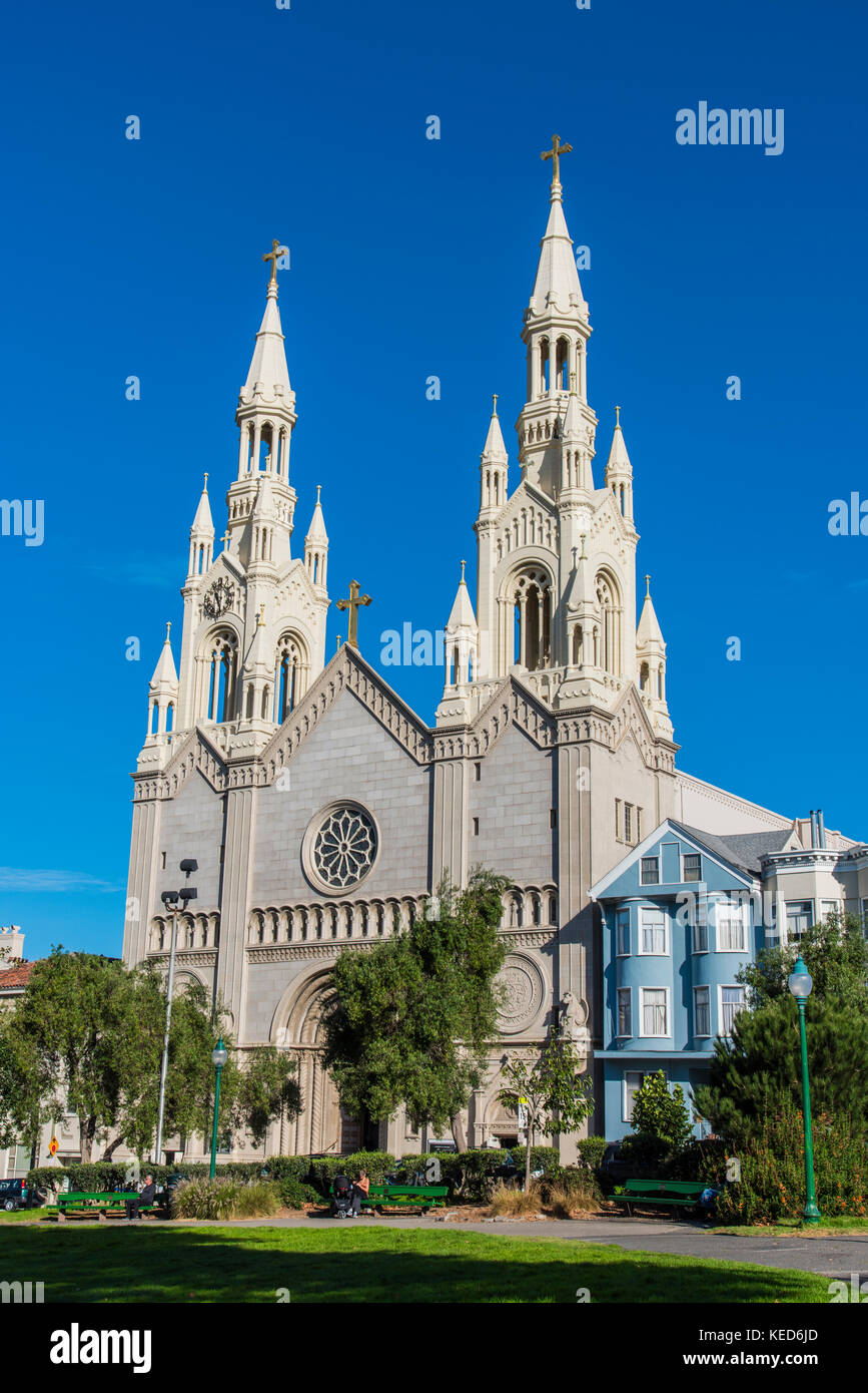 Saints Peter and Paul Church, San Francisco, California, USA Stock ...